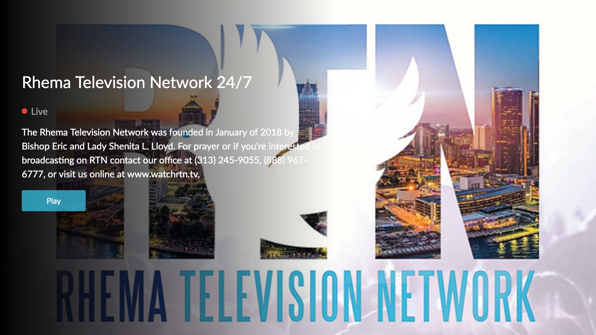 Rhema Television Network - App on Amazon Appstore