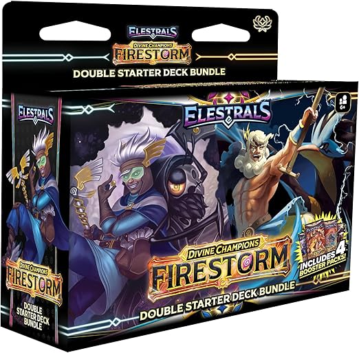 Amazon.com: Elestrals TCG: Divine Champions - Firestorm Hermes vs. Zeus Double Starter Deck ...