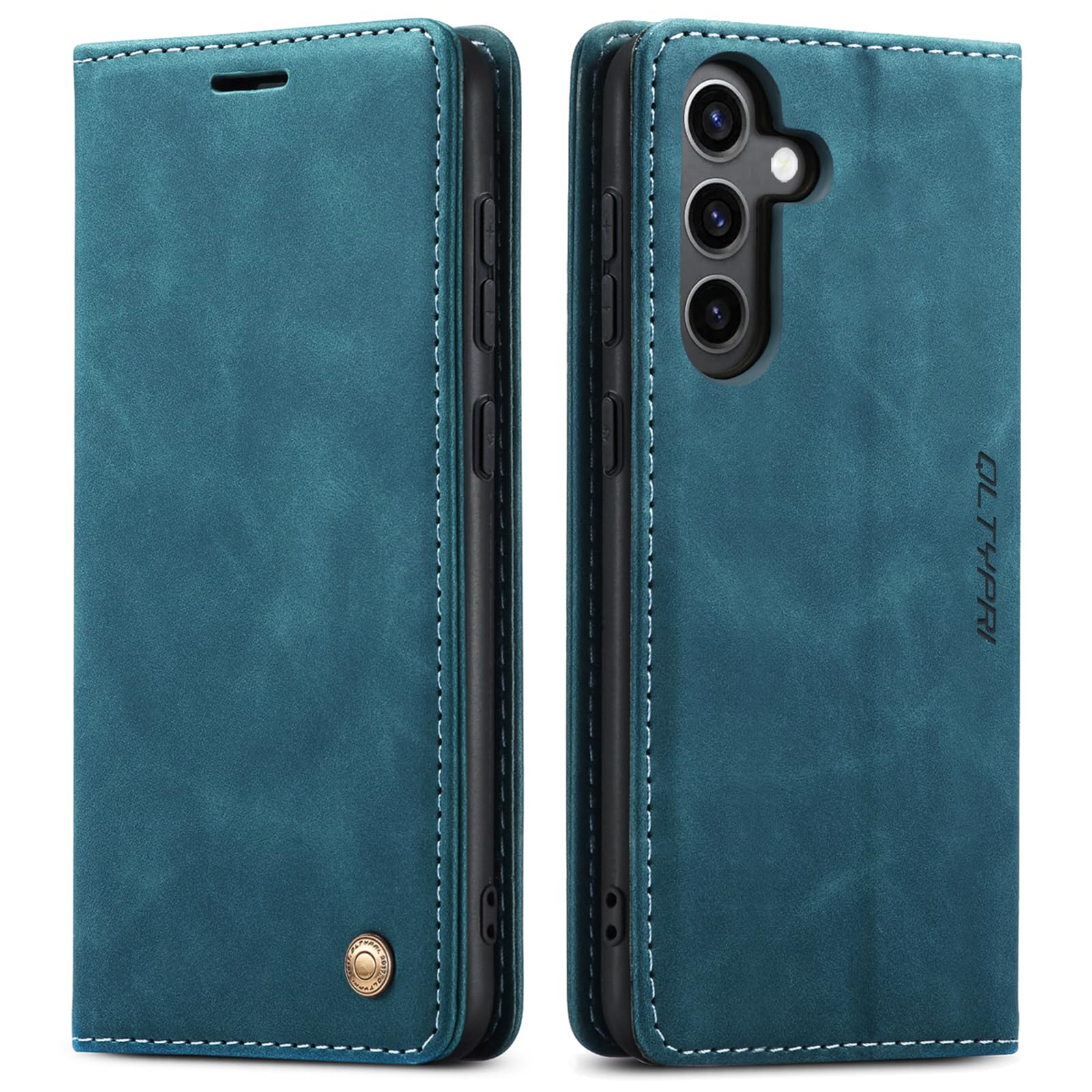 Amazon.com: QLTYPRI Case for Samsung Galaxy A15 4G/5G, Vintage PU ...