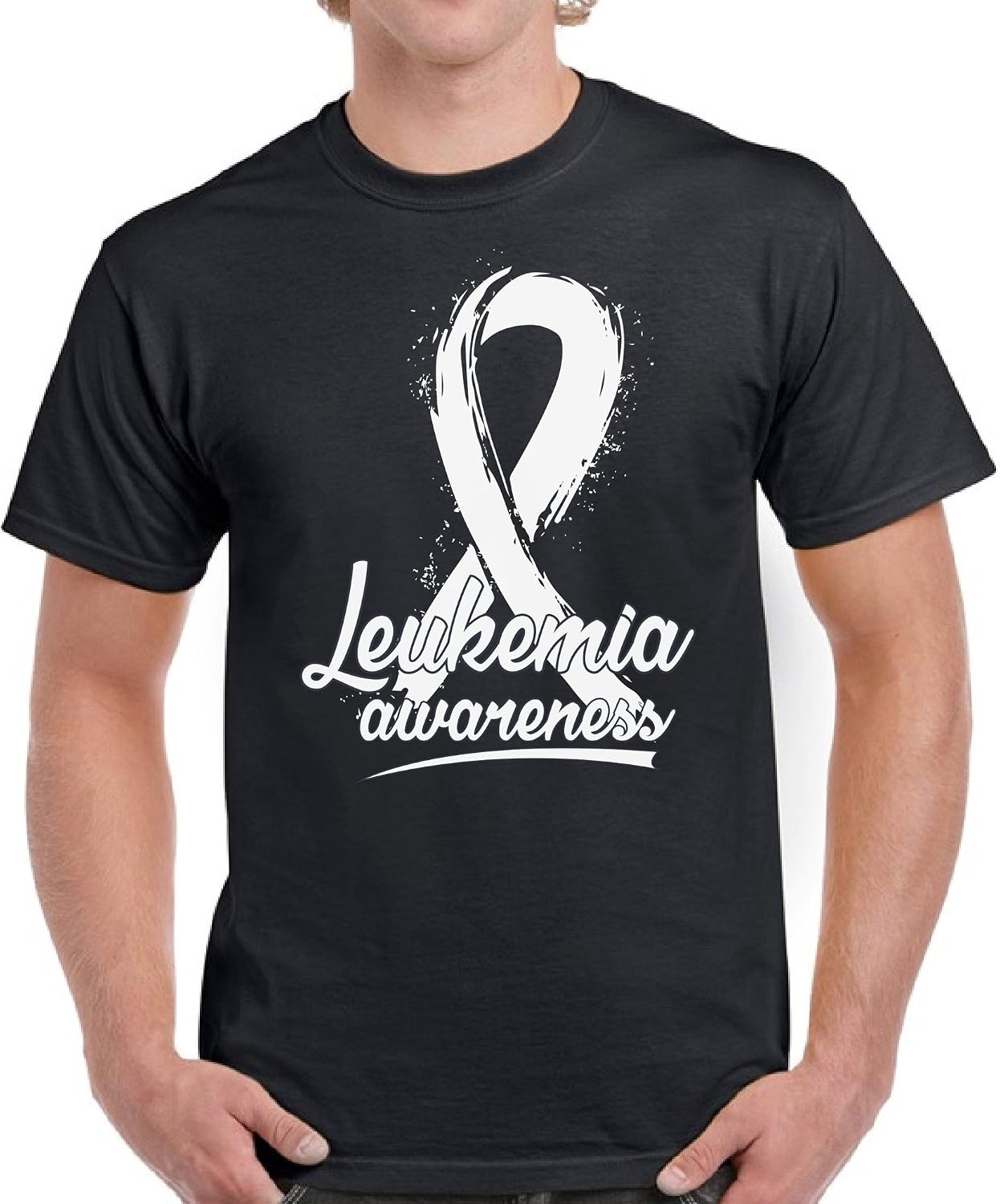 Amazon.com: Vizor Men's Leukemia Awareness T-shirts Shirts Tops Support ...