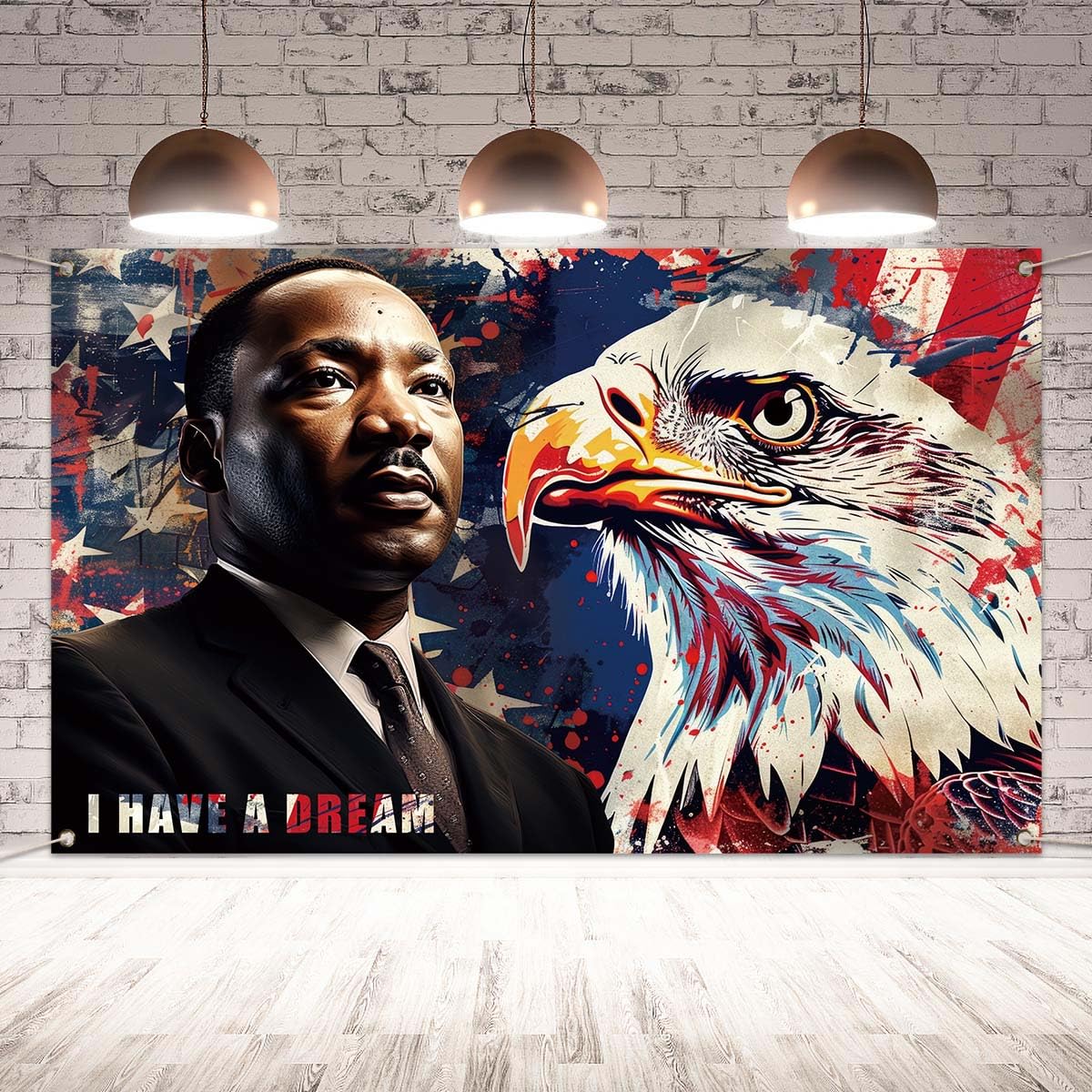 Amazon.com : Martin Luther King Jr Day Photo Backdrop I Have A Dream ...