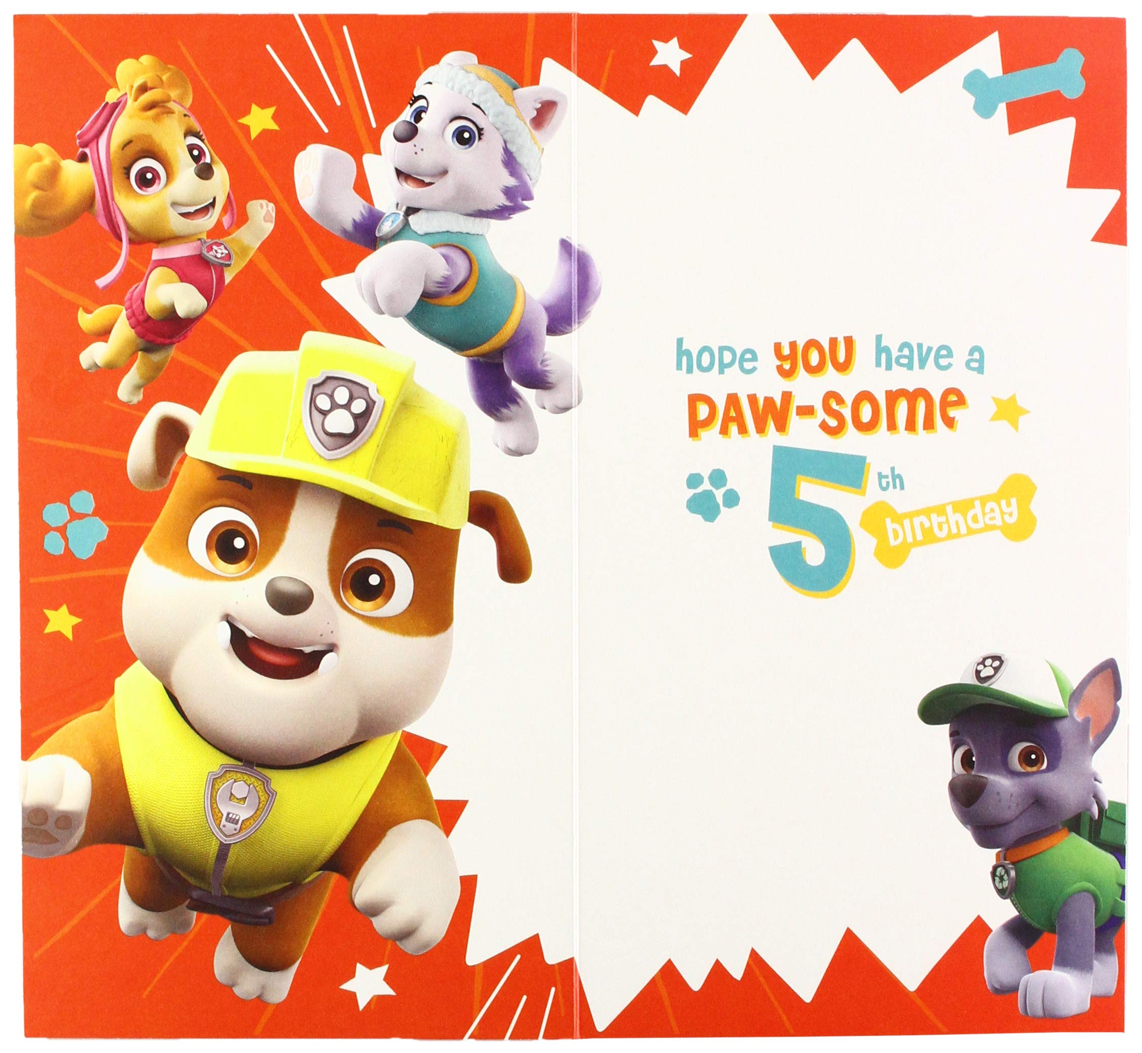 Paw Patrol 5 Birthday Custom Kids Name Age Paw Patrol Backdrop Boy 1st