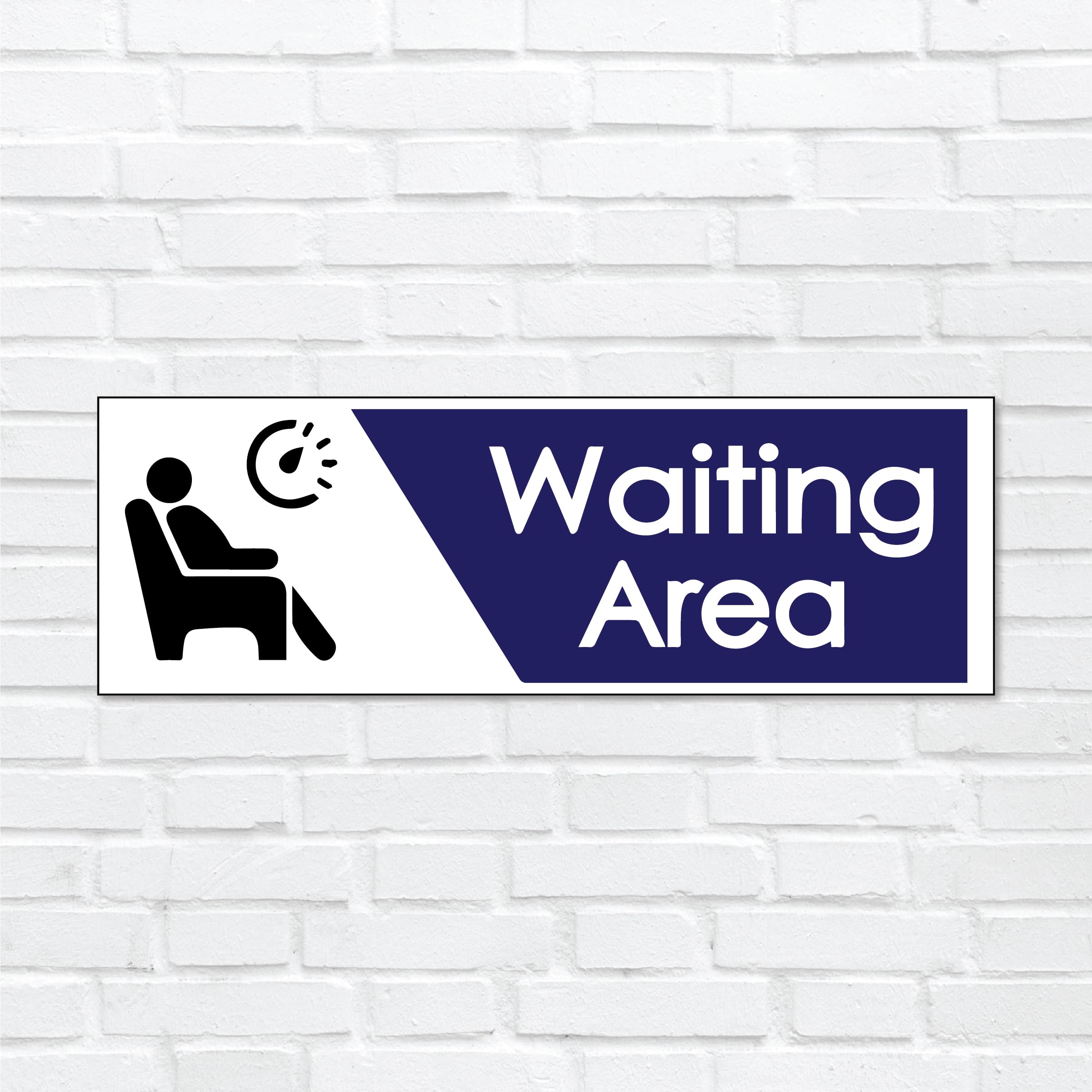 Buy SIGN EVER Waiting Area Sign Boards Office Hospital Bank Clinic ...