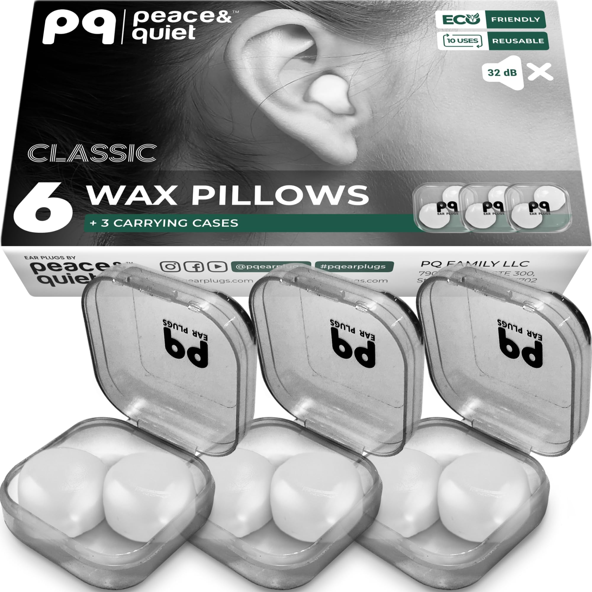 Amazon.com: Quies Wax Ear Plugs - 12 pairs : Health & Household