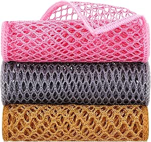 Amazon.com: mekueeex 24Pcs Dish Wash Net,Innovative Mesh Cloth,Ultra ...