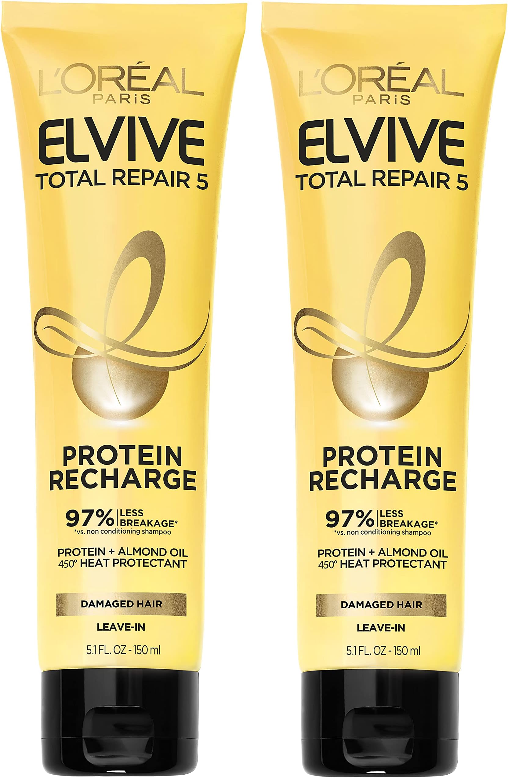 Amazon.com : L'Oreal Paris Elvive Total Repair 5 Protein Recharge Leave ...