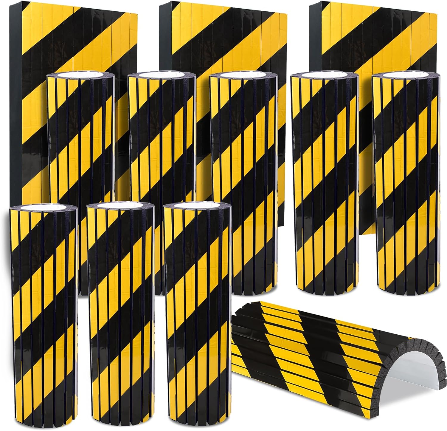 Amazon.com: 12 Pcs Garage Wall Protectors Foam Reflective Wall Edge ...