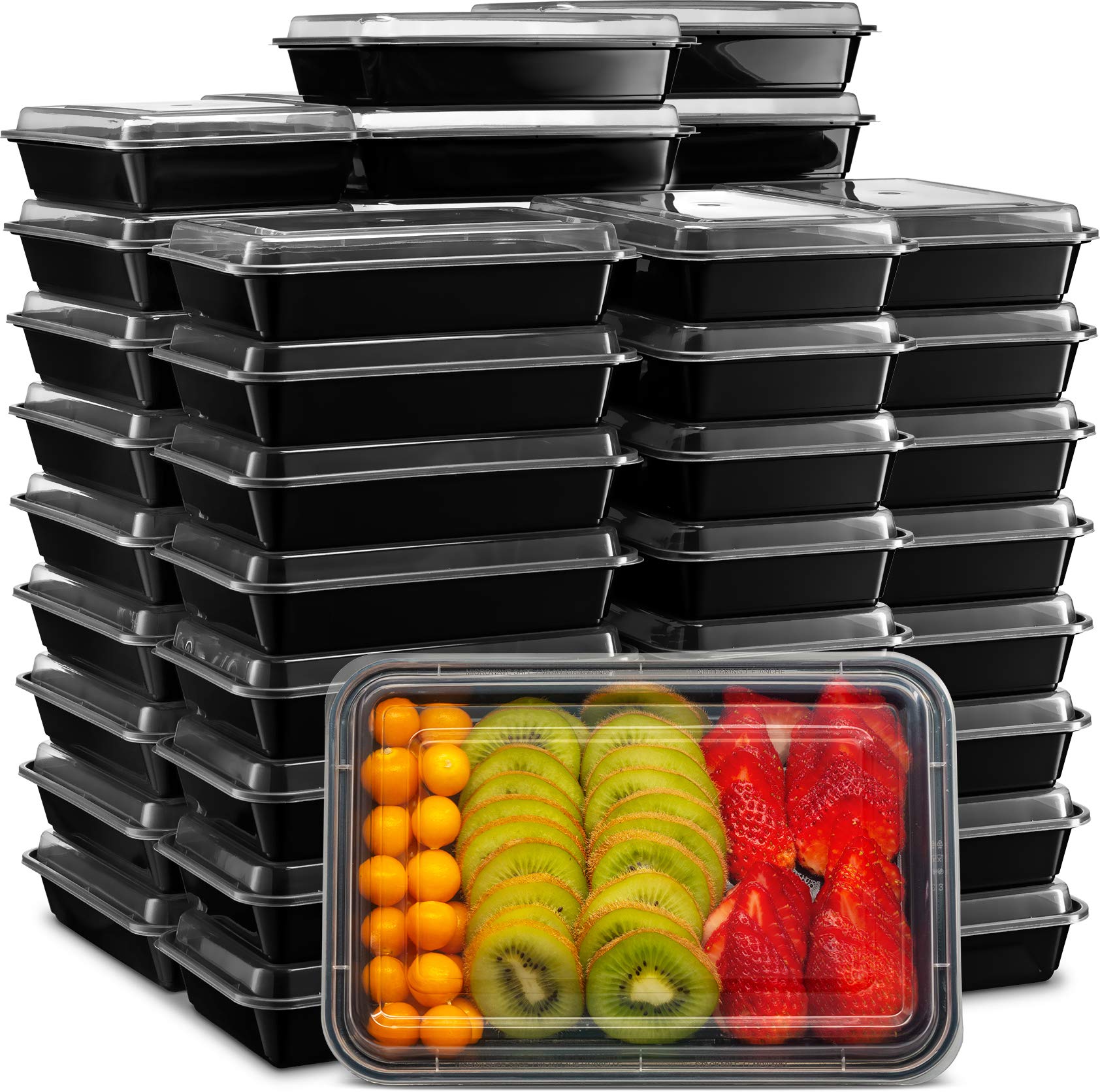 Ez Prepa 45 Pack 28oz Single 1 Compartment Meal Prep | Desertcart ...