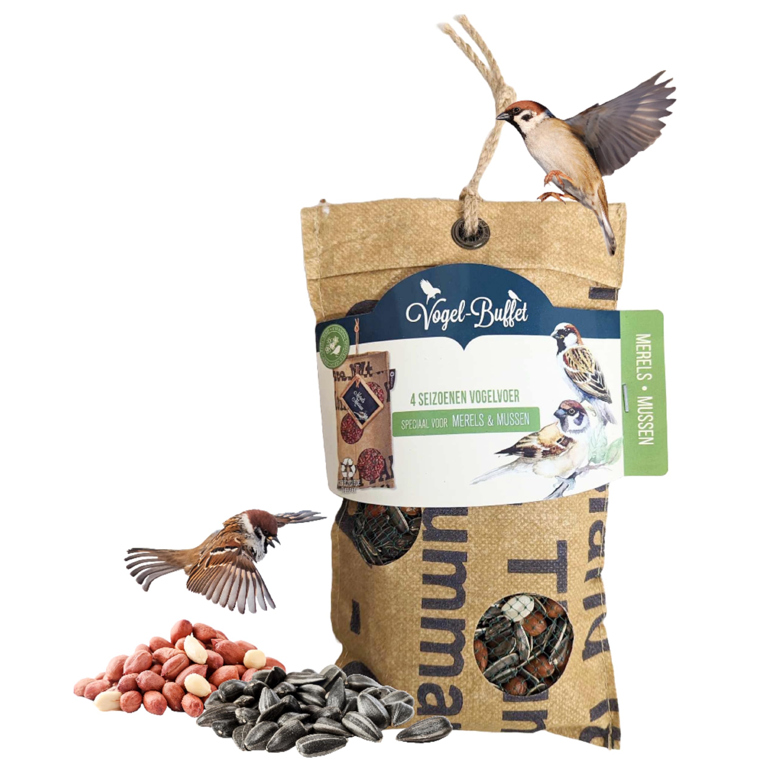 Topline Bird Feeder Garden Gifts - Peanuts & Sunflower Seeds Bird Food ...
