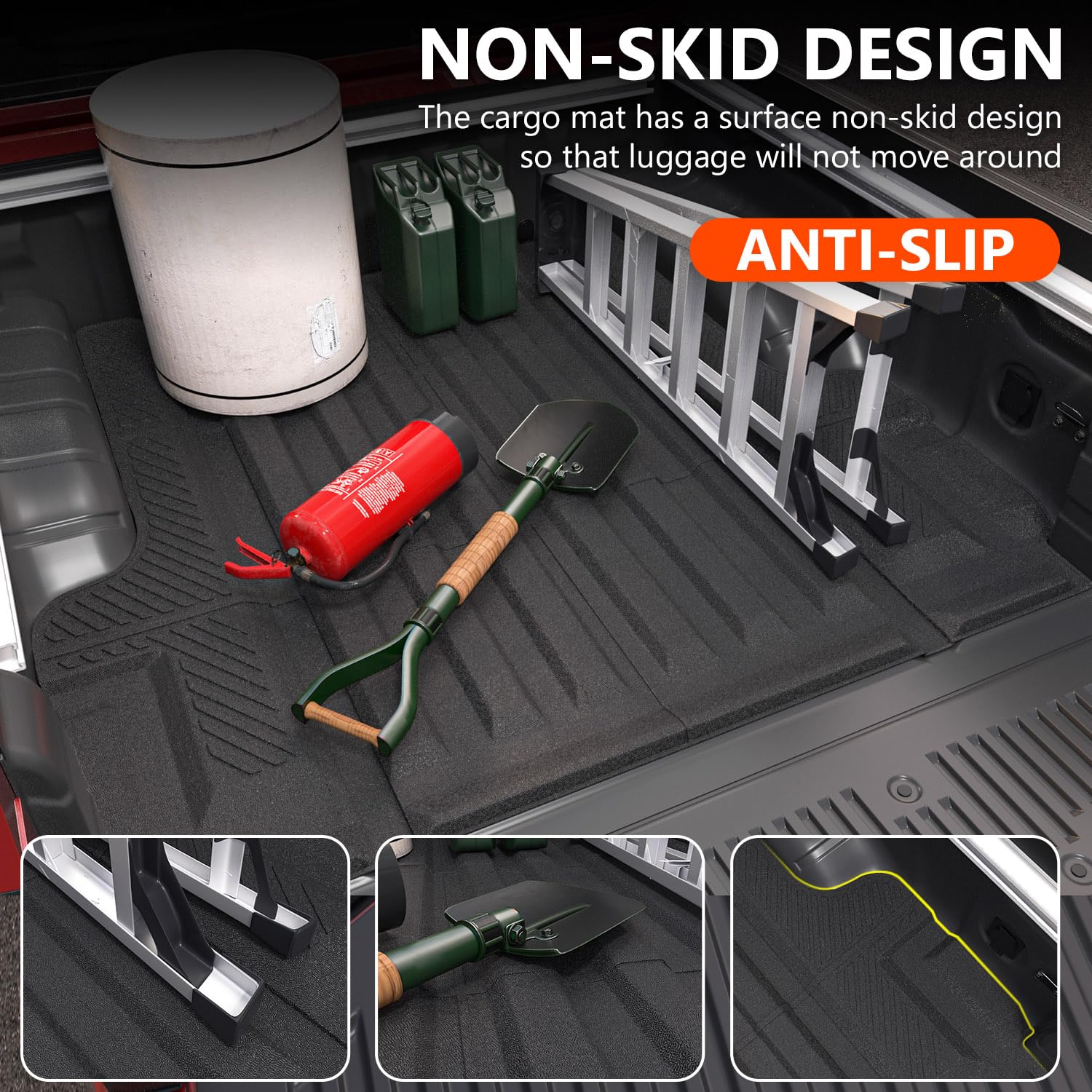 Snapklik.com : Powoq Truck Bed Mat Compatible