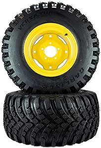 Amazon.com : MowerPartsGroup (2) Versa Turf Tire Assemblies 26x12.00-12 Fits John Deere TCU20390 ...
