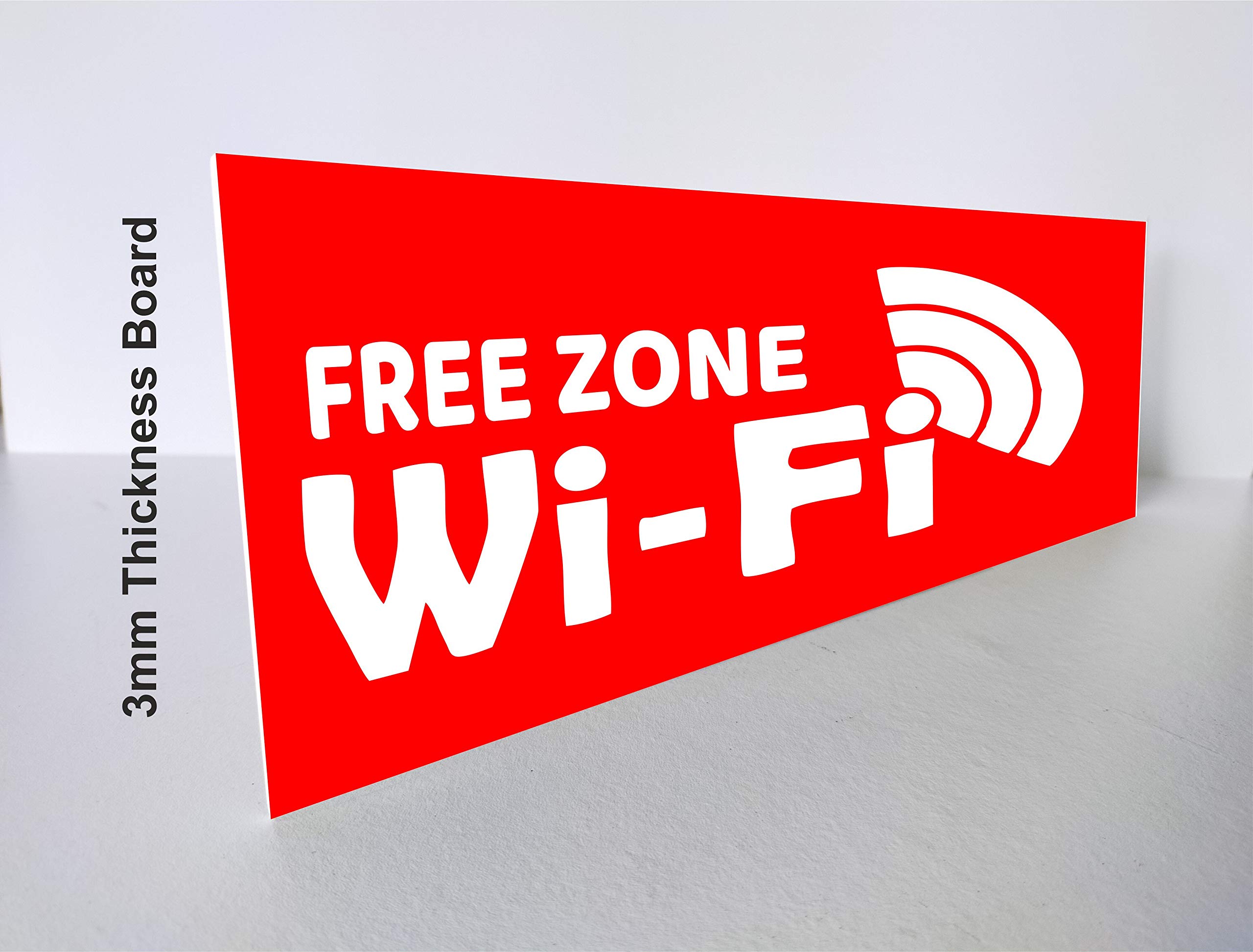 Buy SIGN EVER Free Wifi Sign Boards For Cafe Restaurant Shop Office ...