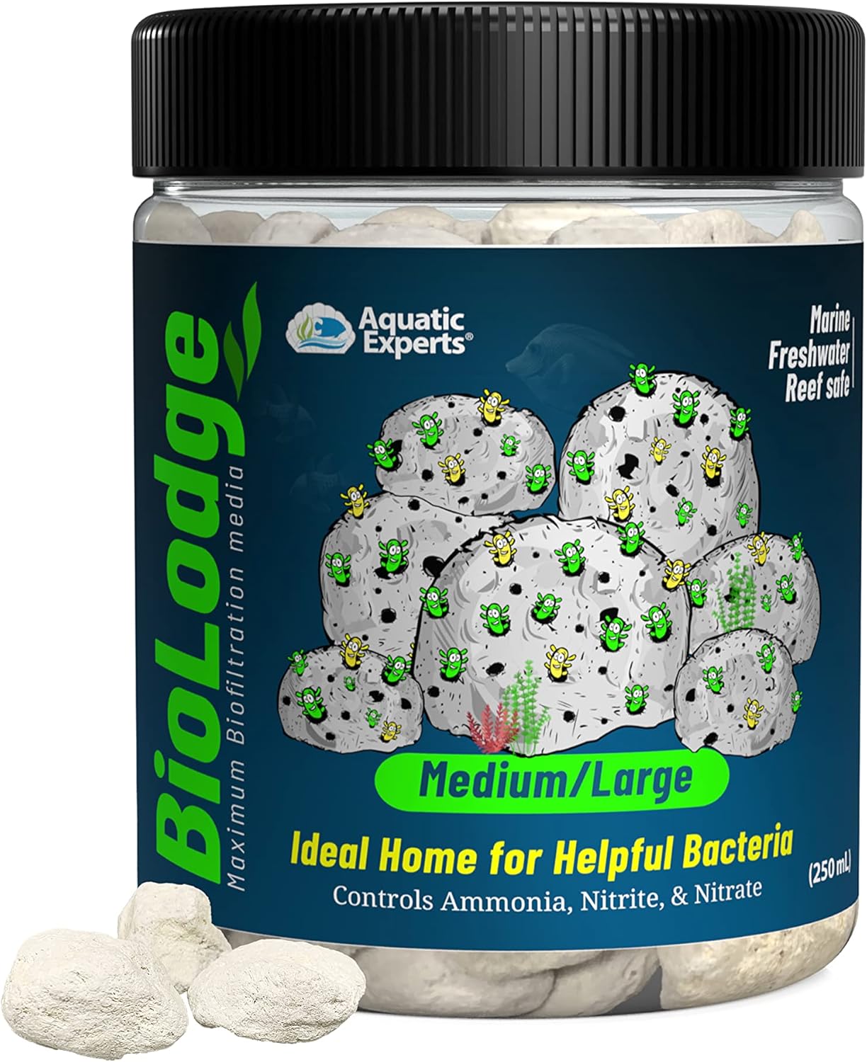 Amazon.com : Aquatic Experts BioLodge Aquarium Bio Media - Bio Media ...