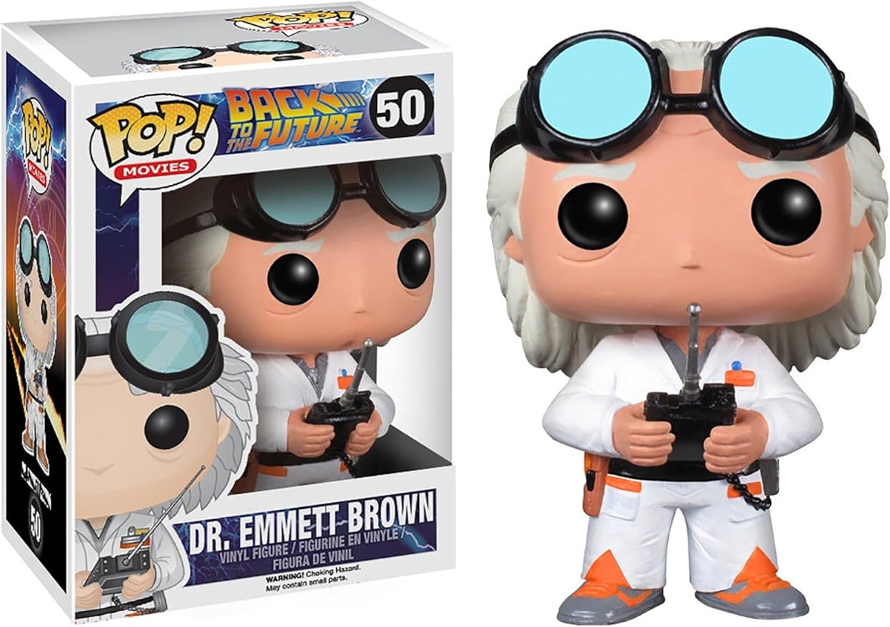 Amazon.com: Funko POP Movie Back to The Future Doc Vinyl Figure : Toys ...