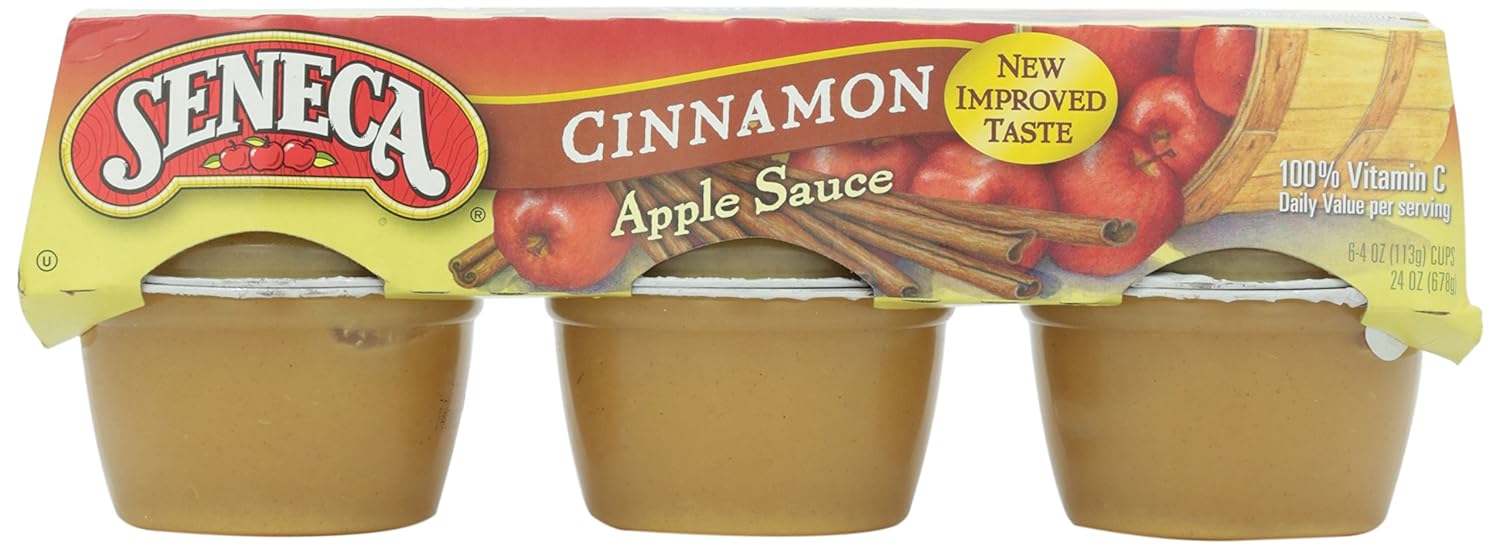 Amazon.com: Seneca Apple SauceW/Cinnamon, 6 ct, 4 oz : Grocery ...