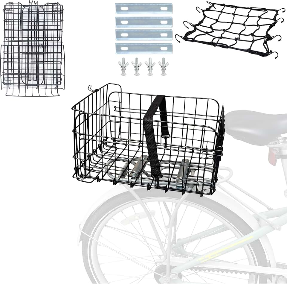 Amazon.com: Bike Baskets - Bike Baskets / Bike Racks & Bags: Sports ...