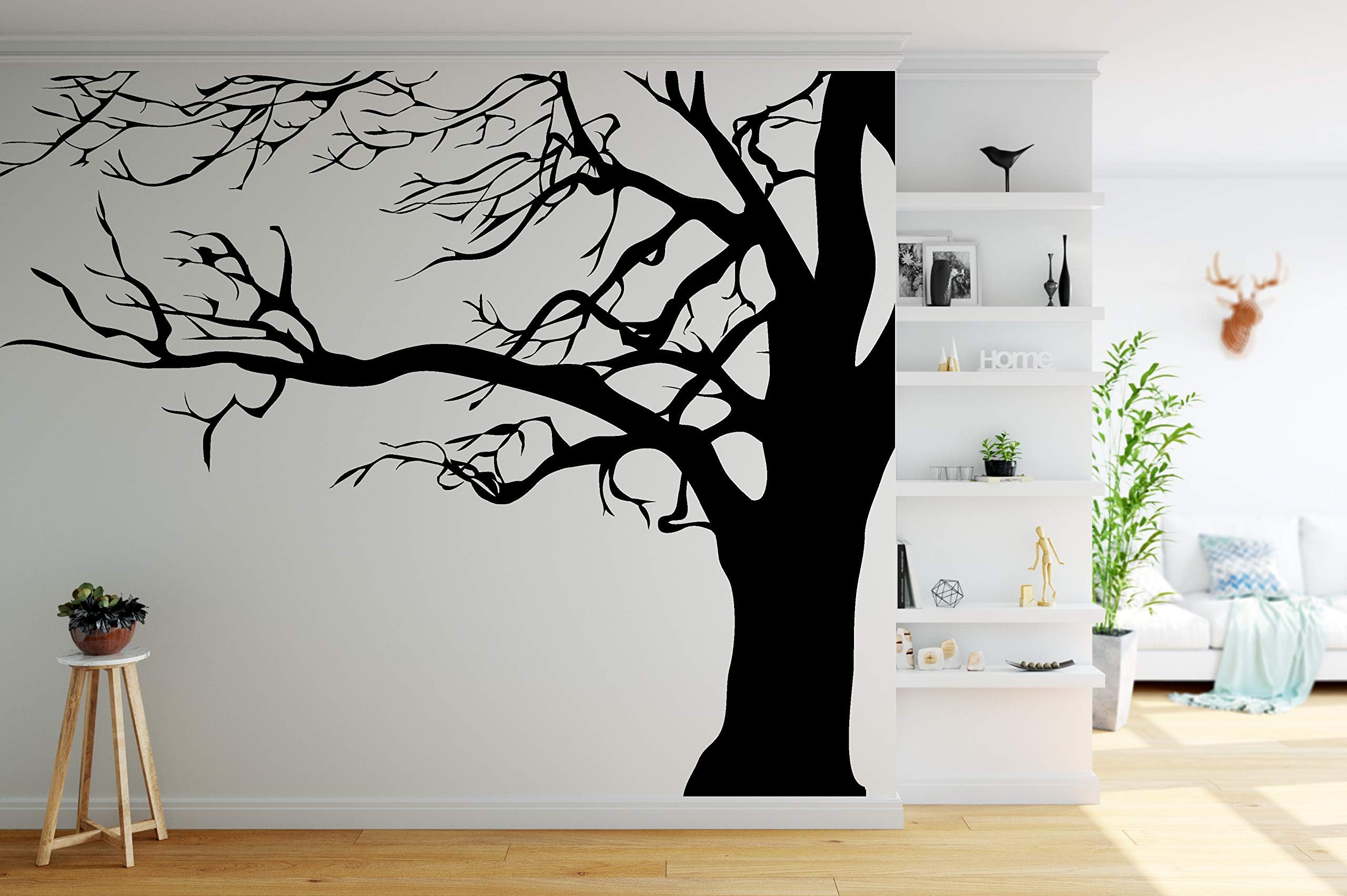 Amazon.com: Spooky Tree Vinyl Wall Decal Sticker. Overhanging Tree ...