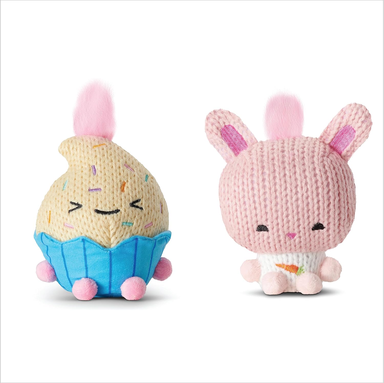 Amazon.com: Ami Amis Plush Knit Toy 4-Inch Cuppy & Bunni, Cute ...