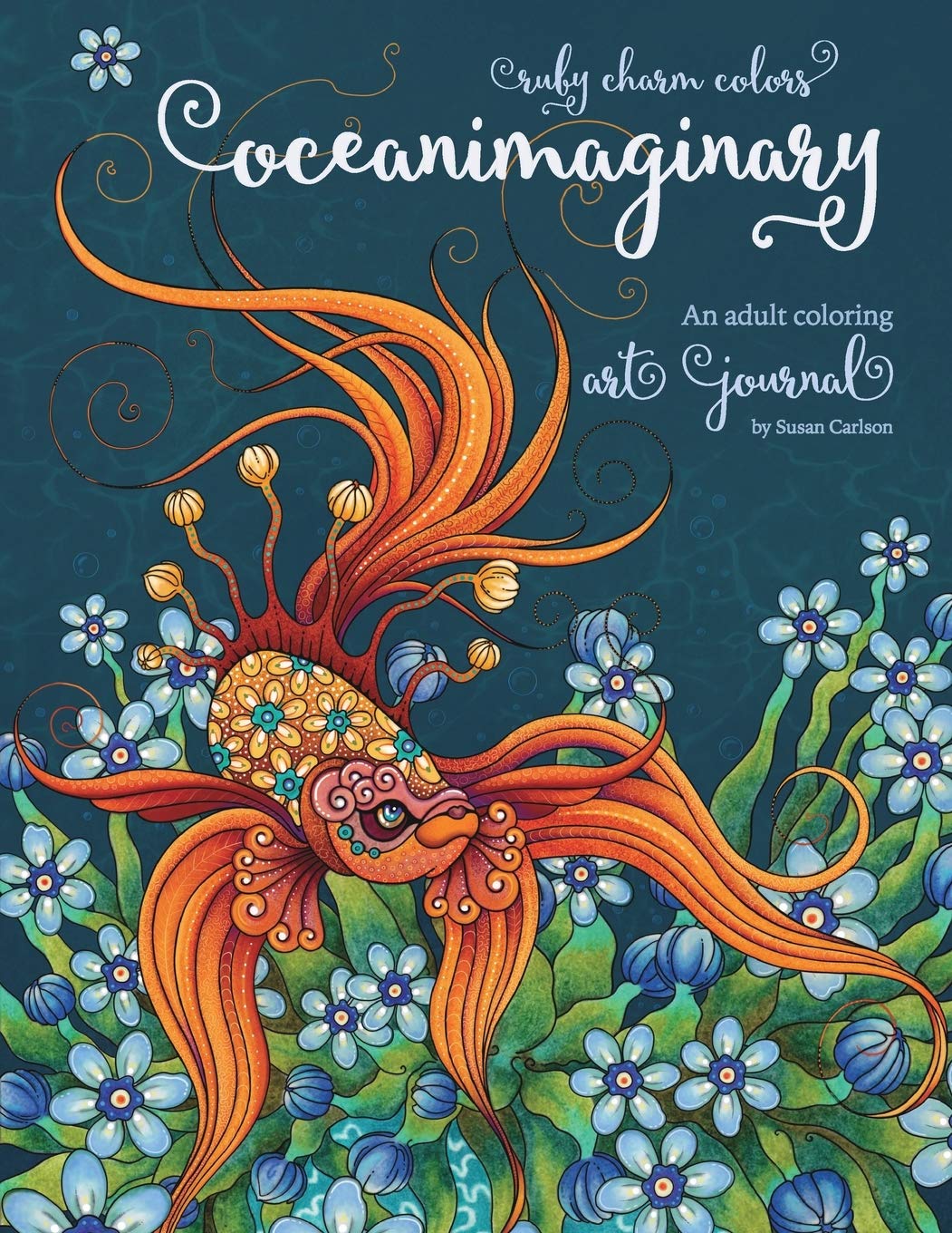 Amazon.com: Ruby Charm Colors Oceanimaginary: An Adult Coloring Art ...