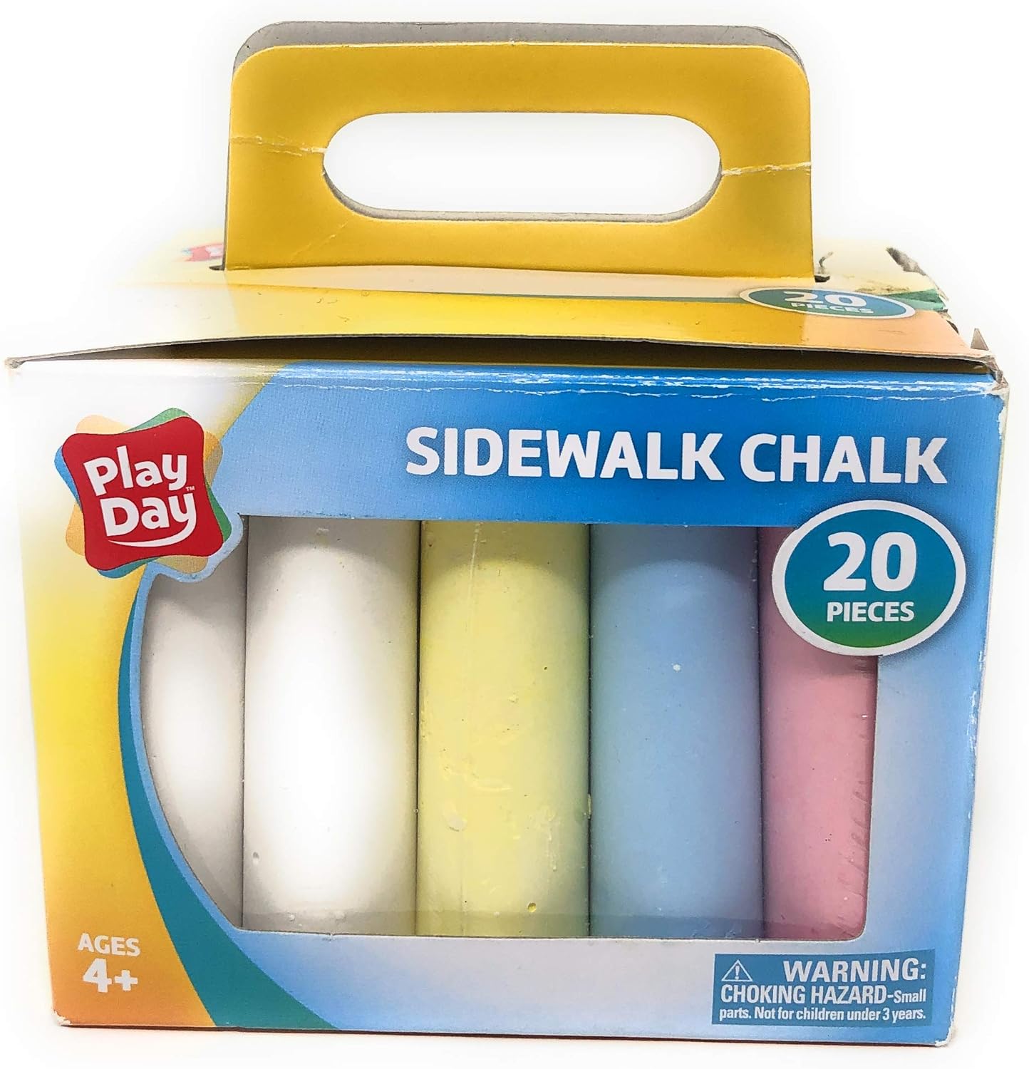 Play Day Sidewalk Chalk 20 Pieces 20 Count Pack Of 1 Multi One play-day-sidewalk-chalk-20-pieces-20-count-pack-of-1-multi-one