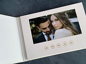 Amazon.com: Wedding Video Book with Elegant Design, Stores Videos and ...