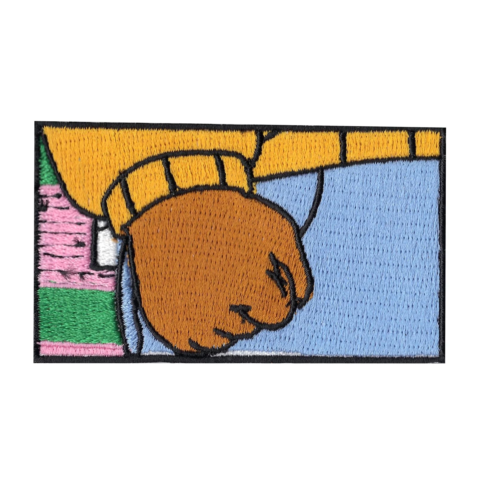 Amazon.com: Angry Fist Meme Patch Fight Clenched Iron On Embroidered ...