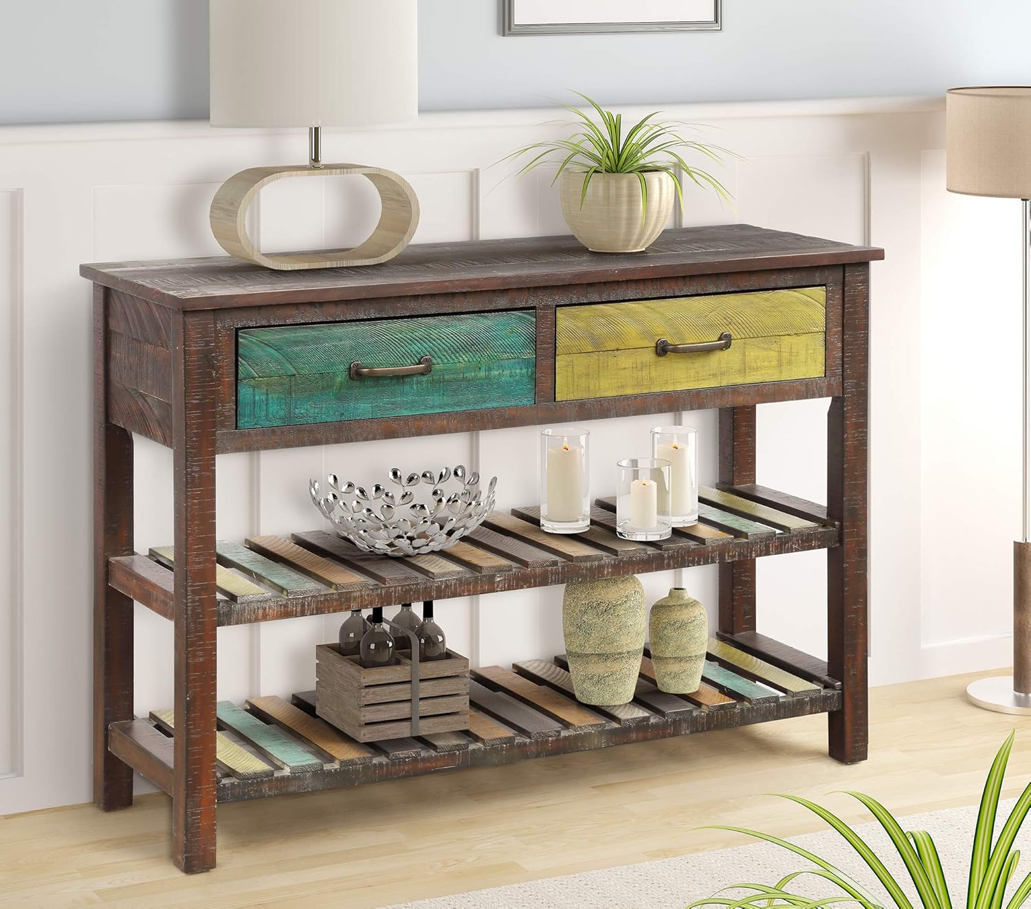 Amazon.com - Suwikeke Designs Cambridge Series Buffet Sideboard Console ...