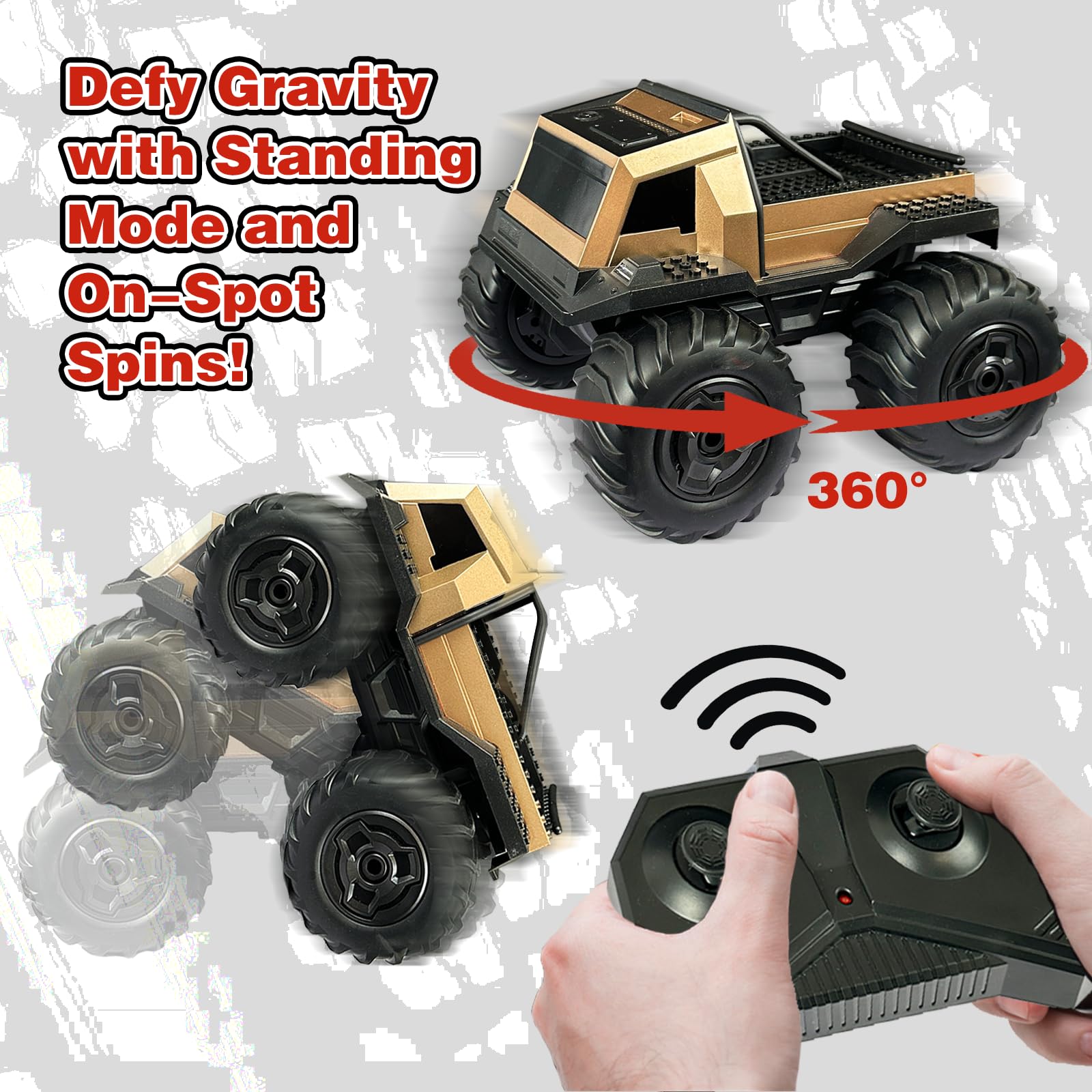 Snapklik.com : Rc Cybertruck Toy, All-Terrain Capability Remote Control ...