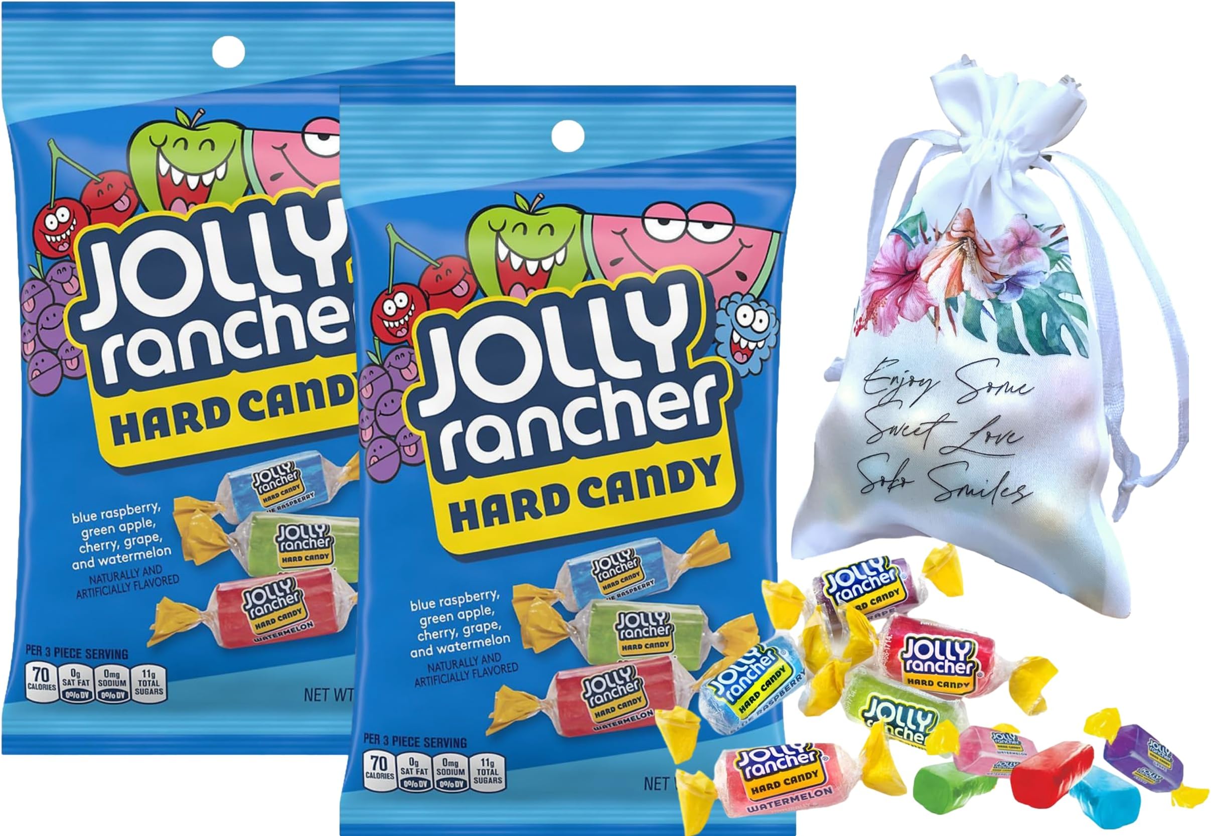 Amazon.com : Jolly Rancher Hard Candy (3.8 oz) | Individually Wrapped ...