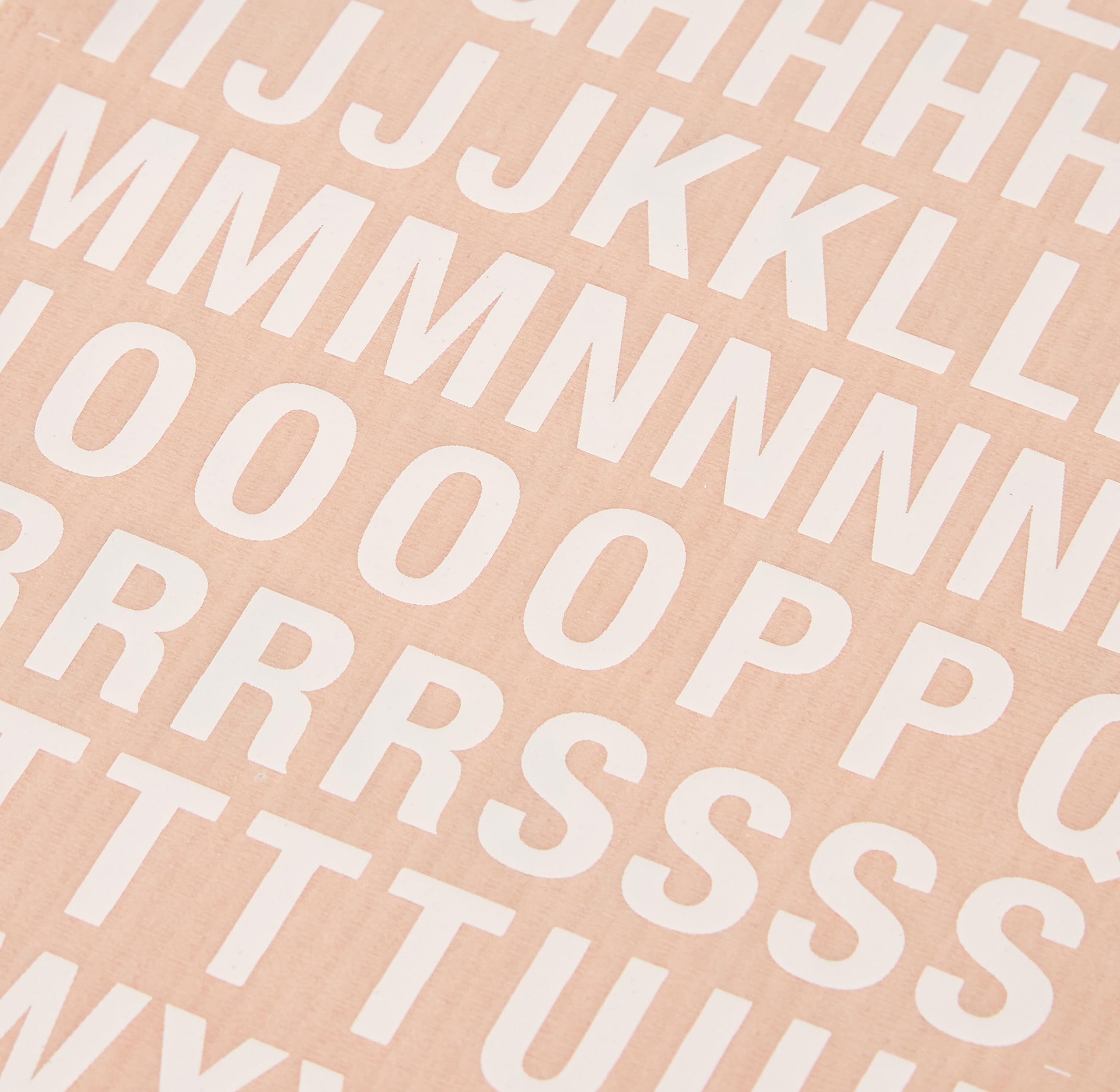 White Letters Transfers – 12 mm – 1 Sheet – BigaMart