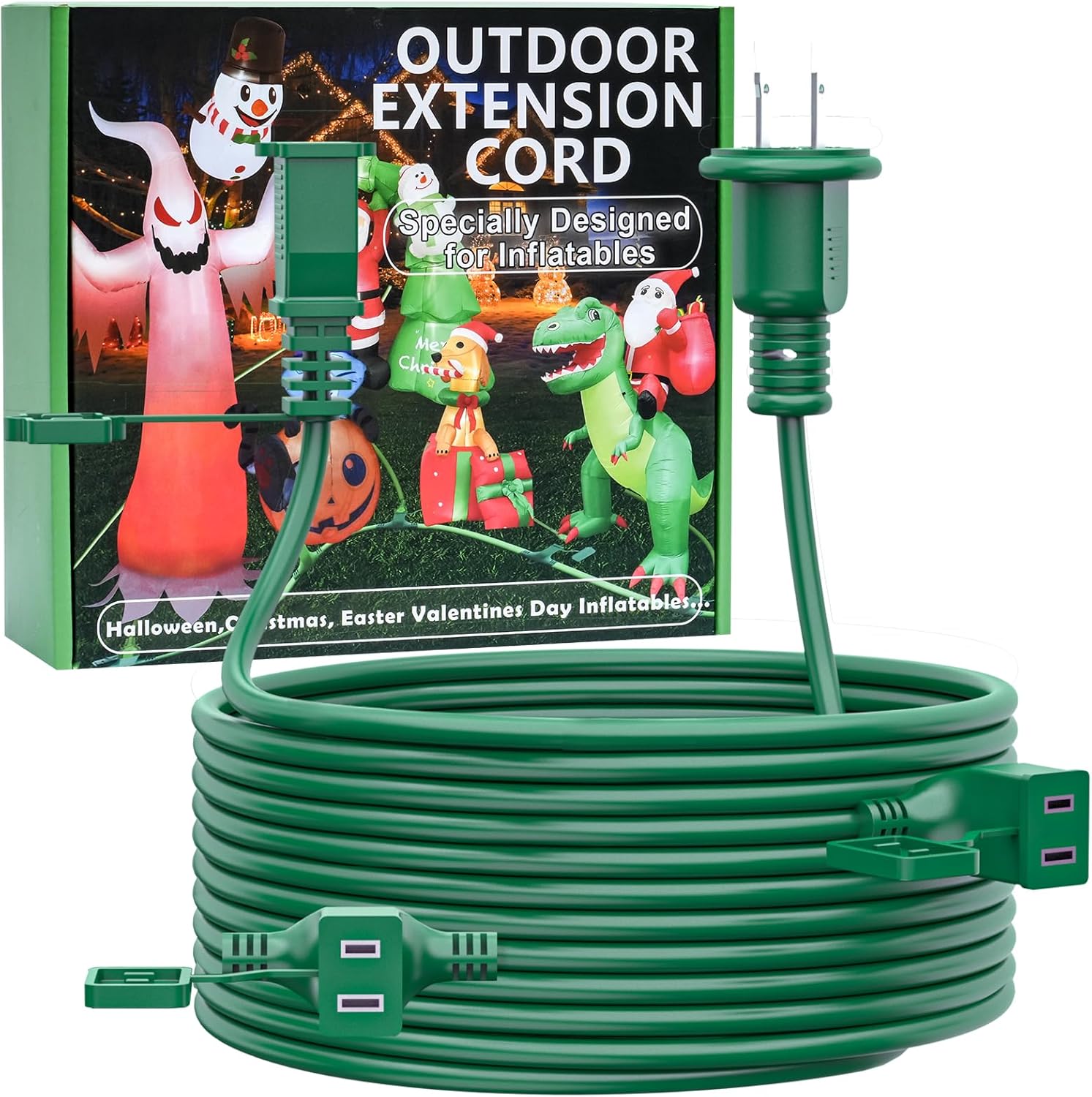 Amazon.com: 25FT Outdoor Extension Extension Cord for Halloween ...