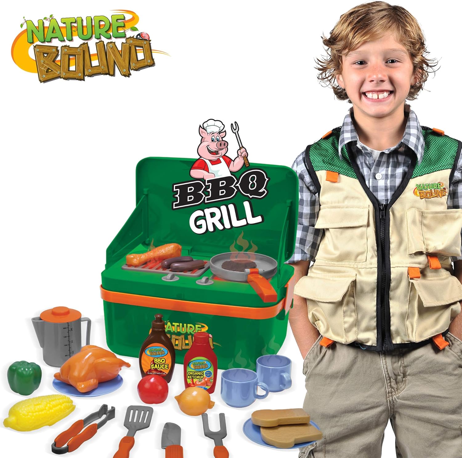 BBQ Grill Cookout Camp Stove with Sizzling Lights & Sounds, Play ...