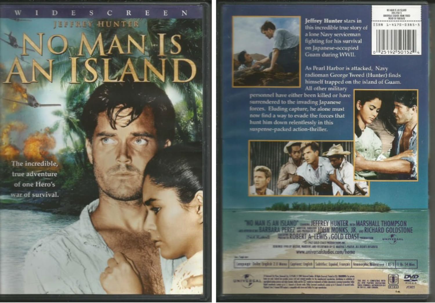 Amazon.com: No Man Is an Island [DVD] : Jeffrey Hunter, Richard ...