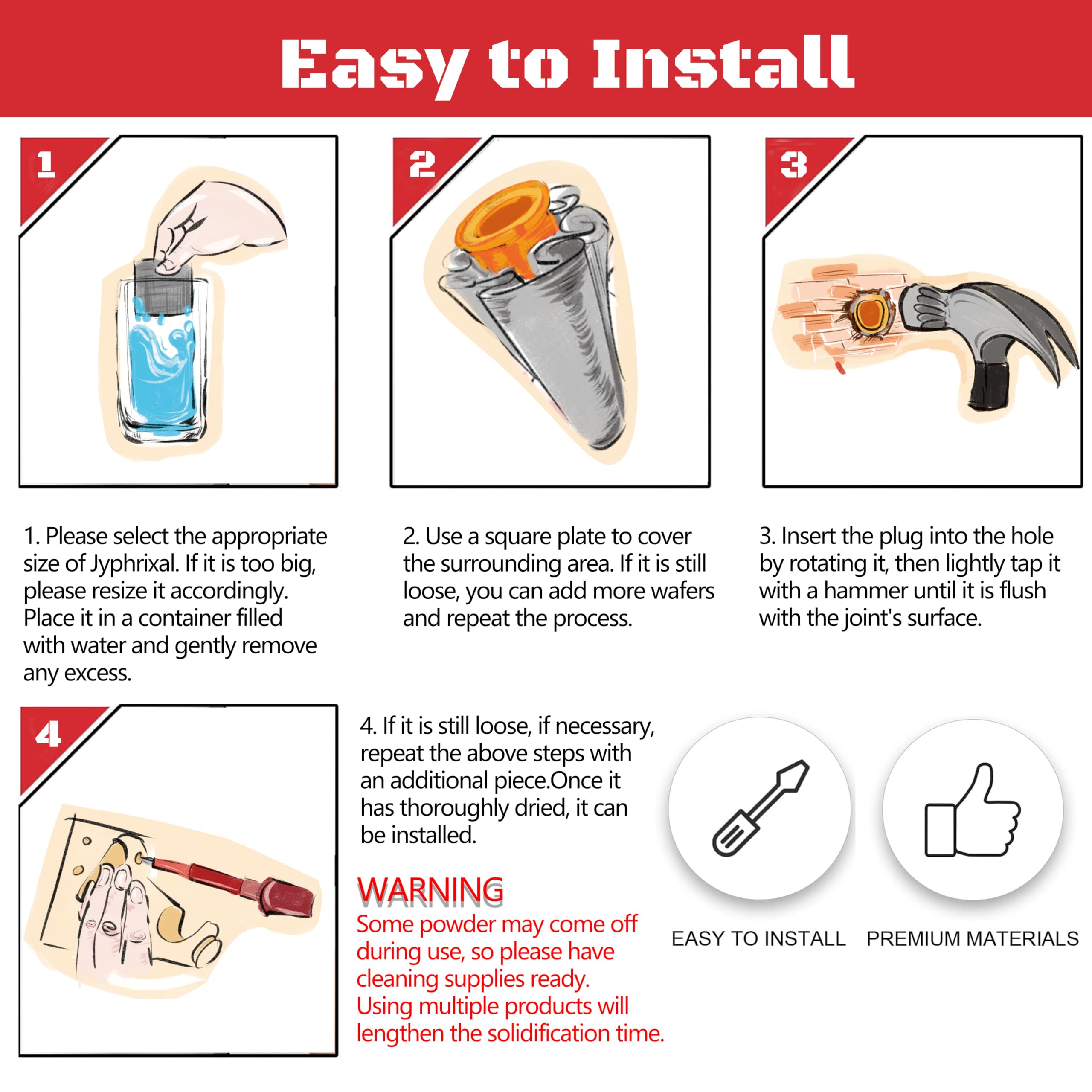 Snapklik.com : Drywall Anchor Repair Kit,Loose Wall Anchor Fix Patches ...