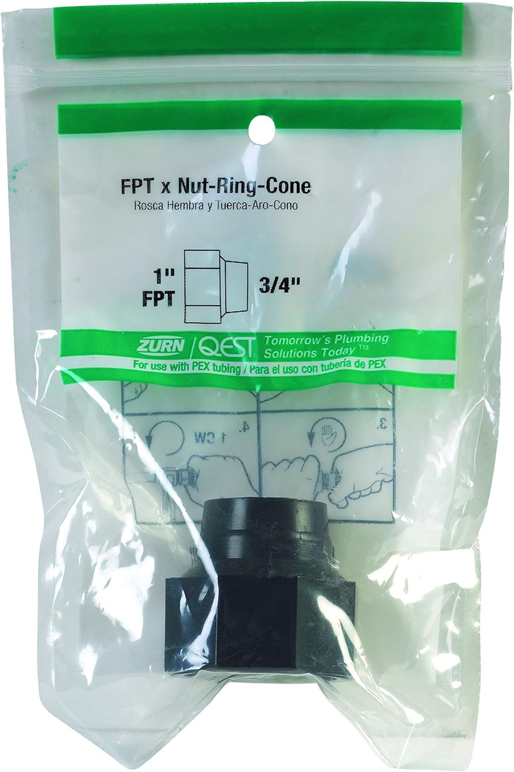 Amazon.com: Inlet Nut Ring Connector, 3/4" x 1" : Industrial & Scientific