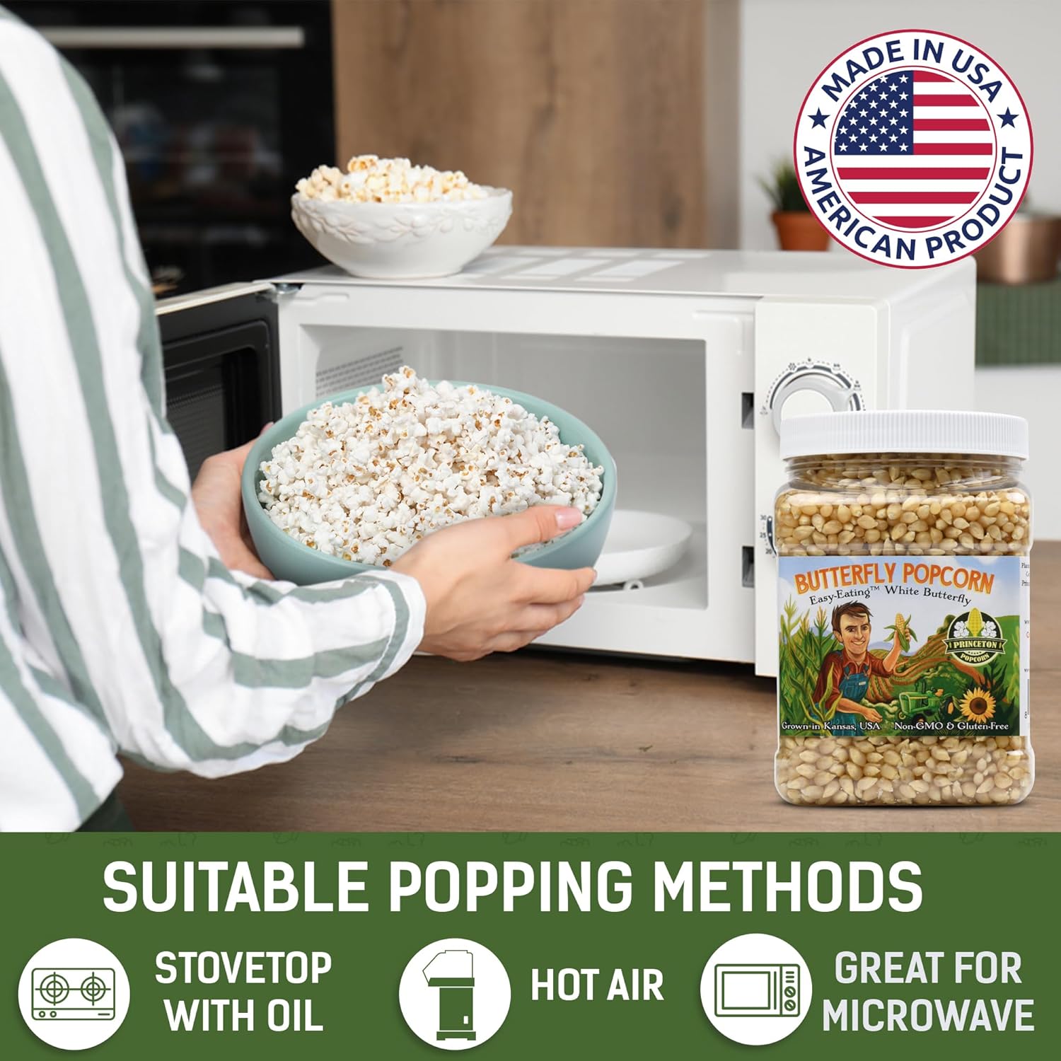 Princeton Popcorn White Butterfly & Mushroom Hulless Philippines | Ubuy