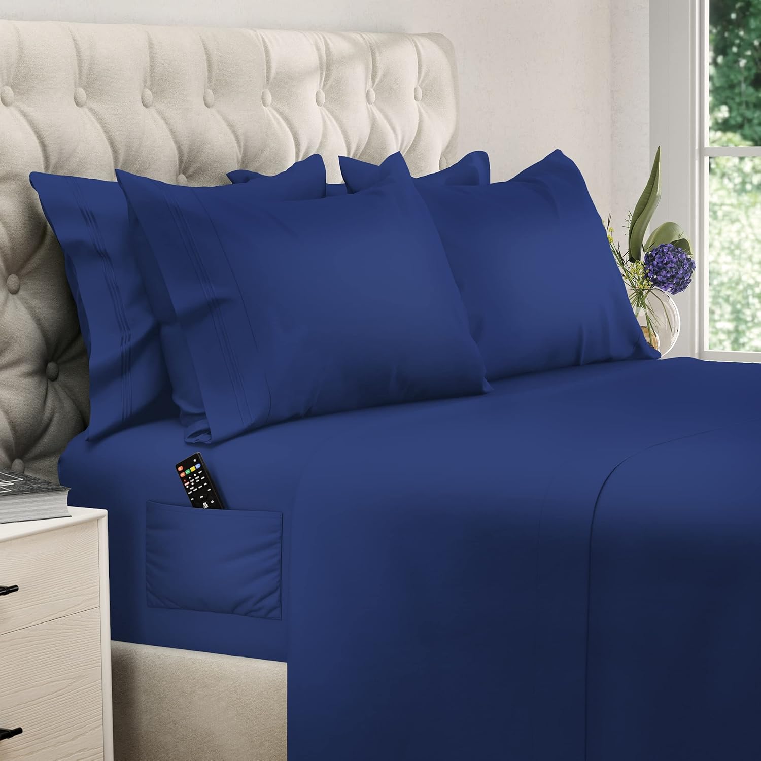 Amazon DREAMCARE King Size Sheets 6 PCS Set Up To 21 Inches amazon-dreamcare-king-size-sheets-6-pcs-set-up-to-21-inches