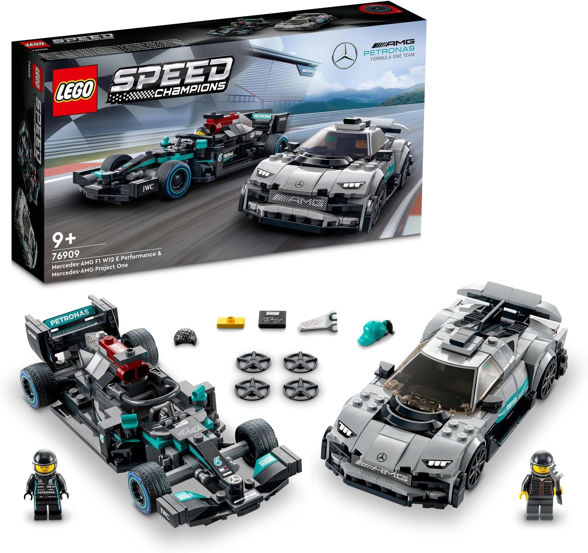 LEGO® Speed Champions Mercedes-AMG F1 W12 E Performance & Mercedes-AMG ...