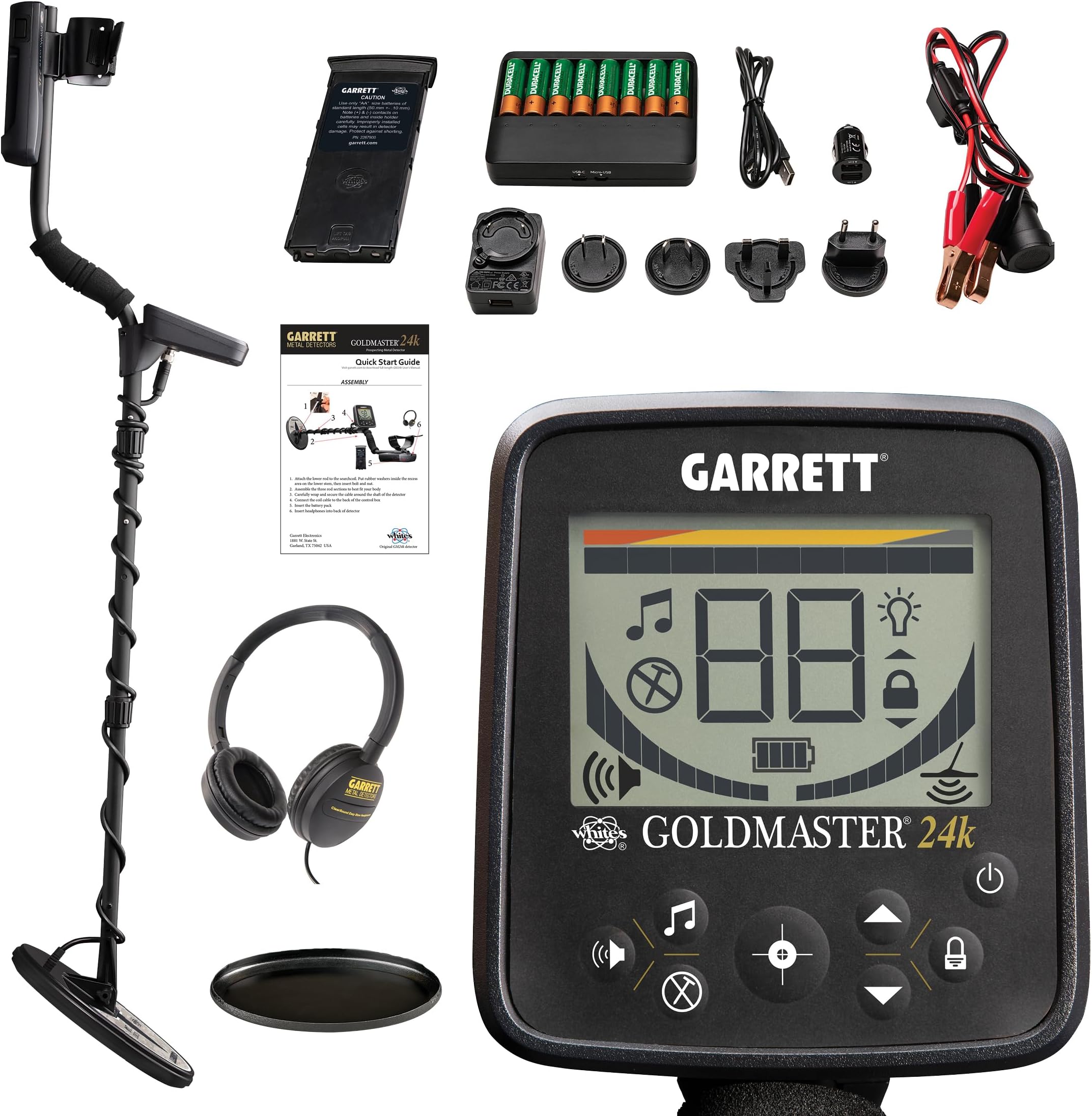 Amazon.com : Garrett Metal Detectors 1142650 Goldmaster 24k Metal ...