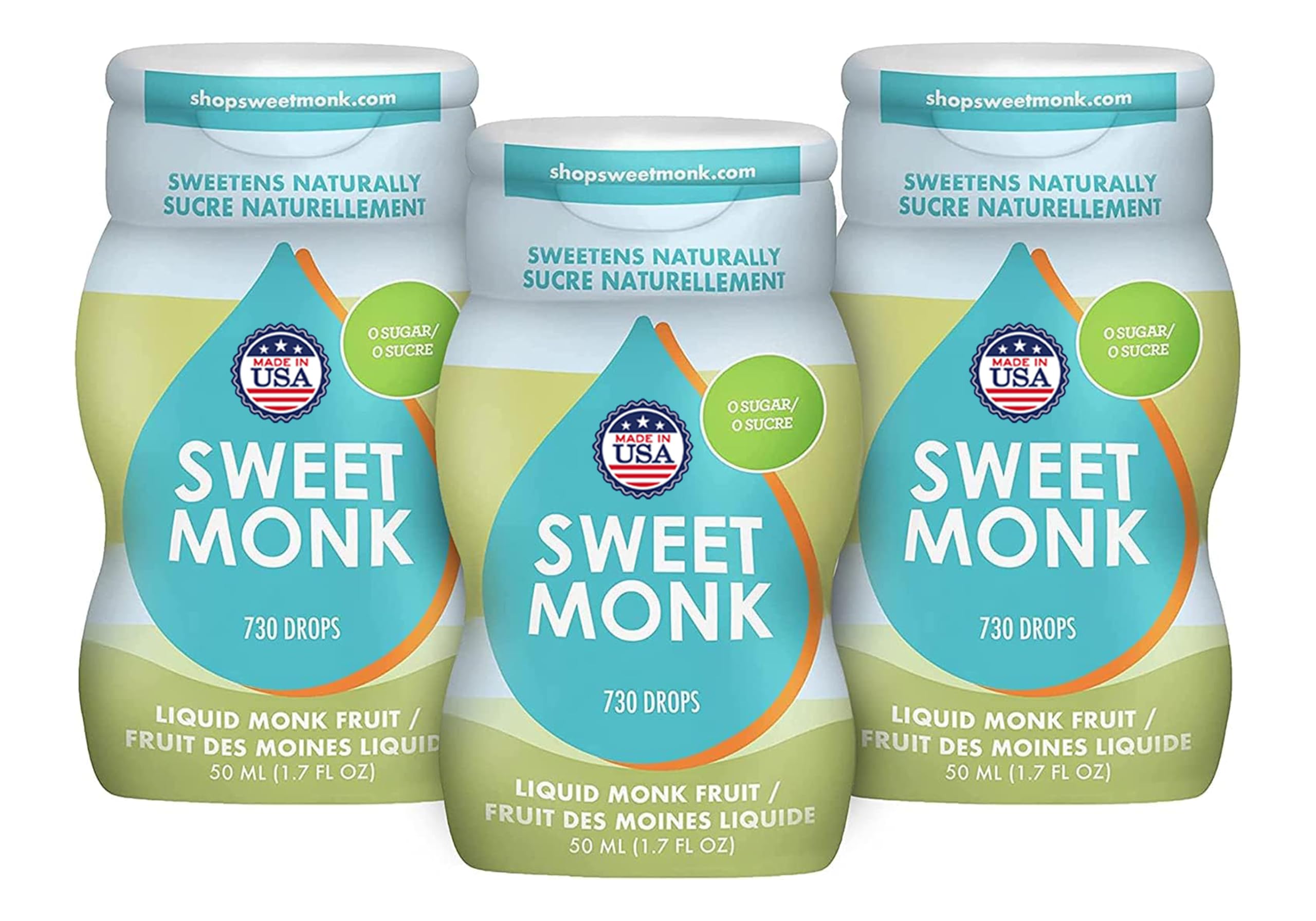 Sweetmonk 100 Pure Original Monk Fruit Sweetener Liquid Sugar ...