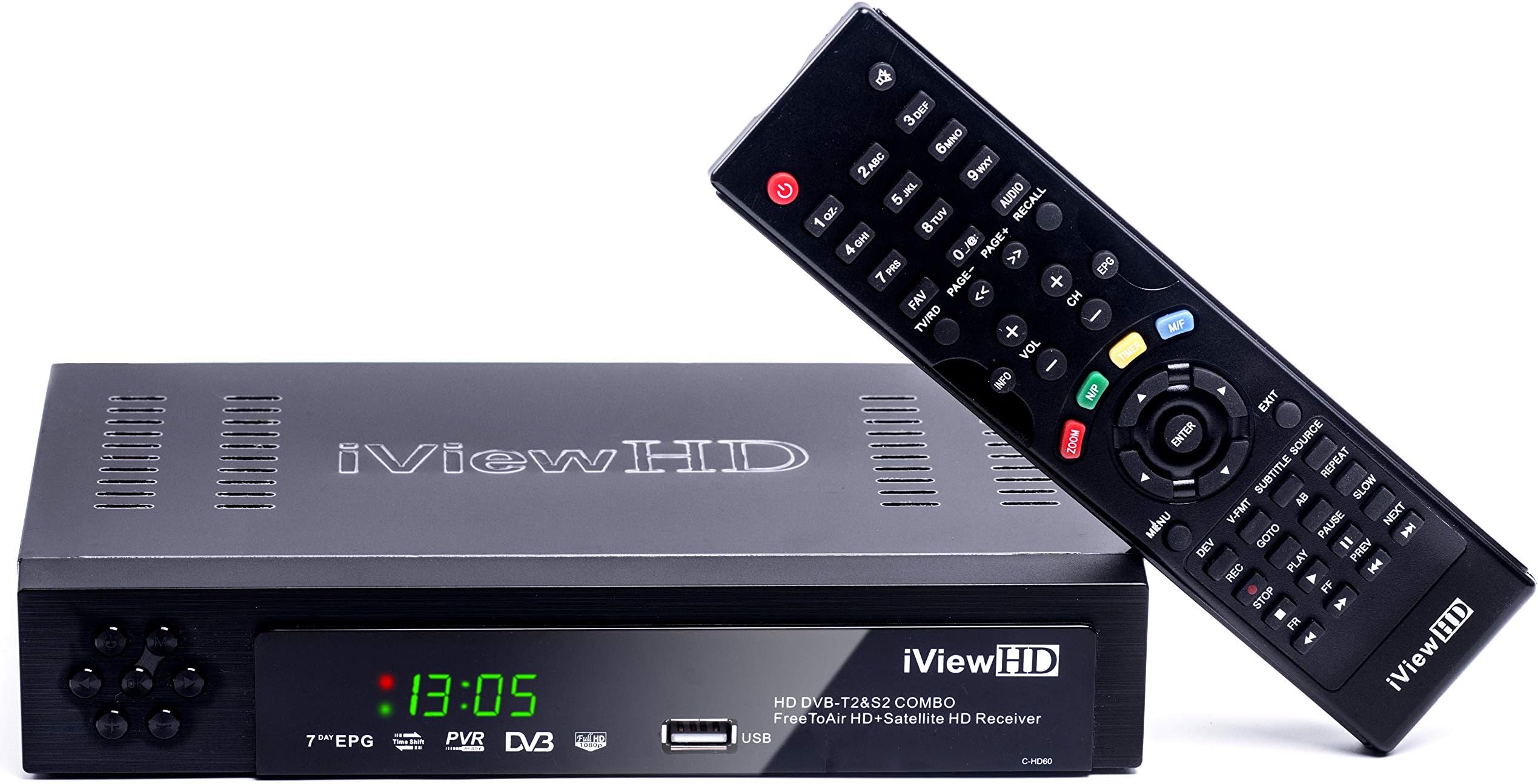 FULL HD COMBO Freeview HD + Satellite Receiver Compatible for Freesat ...