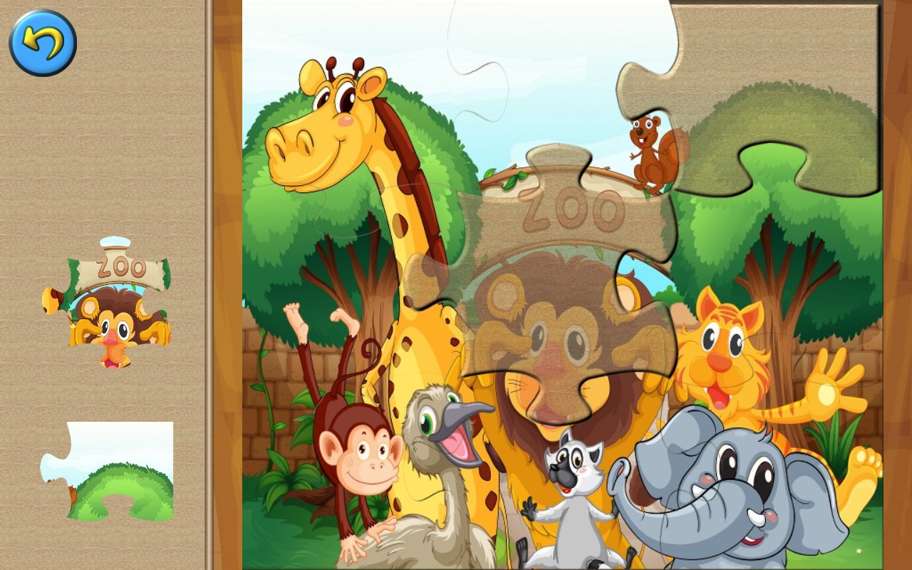 Wild Animals Puzzles - Preschool and Kindergarten Learning Games for ...