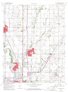 Amazon.com : YellowMaps Valley Center KS topo map, 1:24000 Scale, 7.5 X ...
