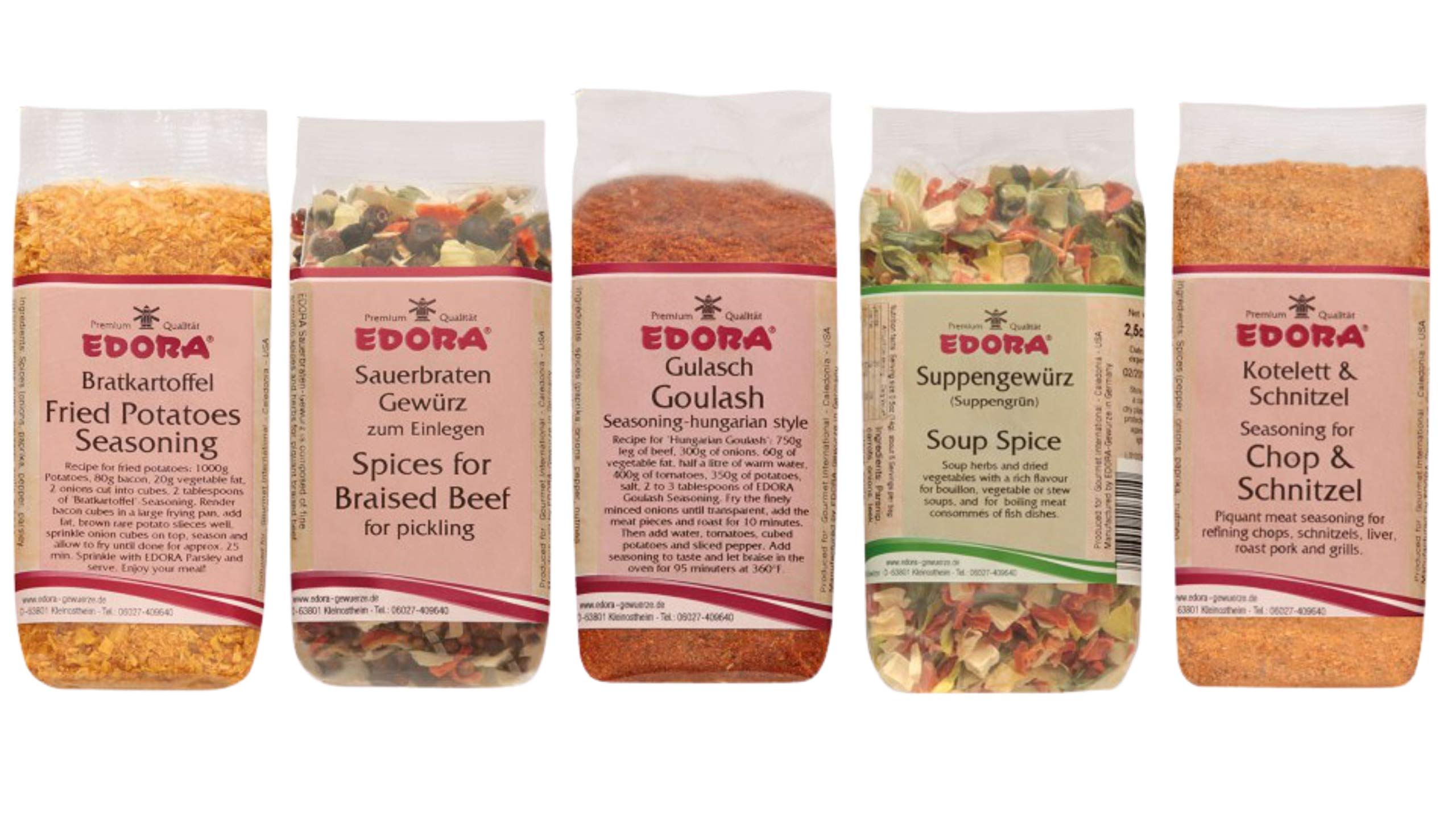 Buy Edora Spices Variety Pack (5 Pack) Fried Potatoes 3.5oz (1 Pack ...
