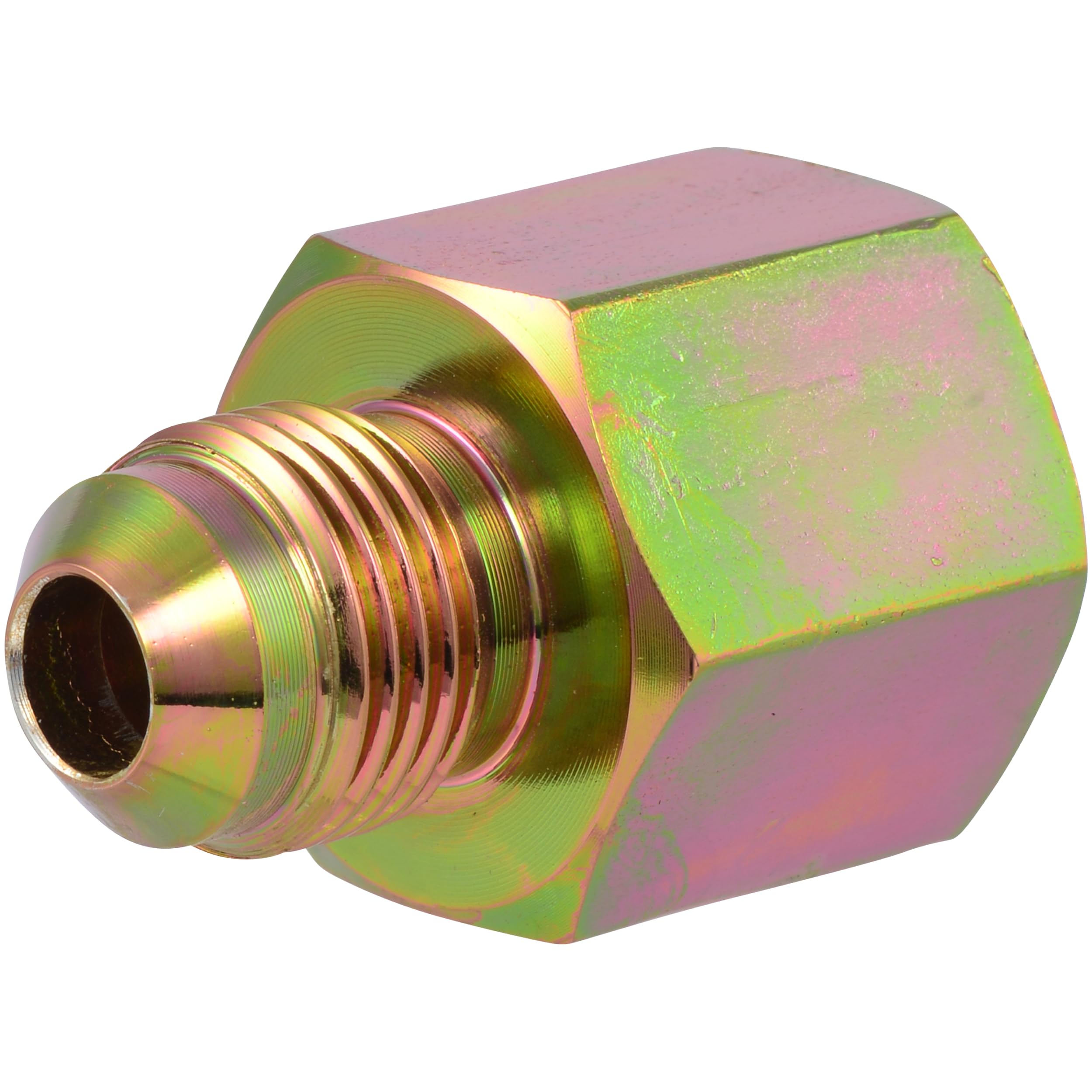 Snapklik.com : Gas Fitting Adapter, 1/2 In FIP X 3/8 In OD Flare, Zinc ...