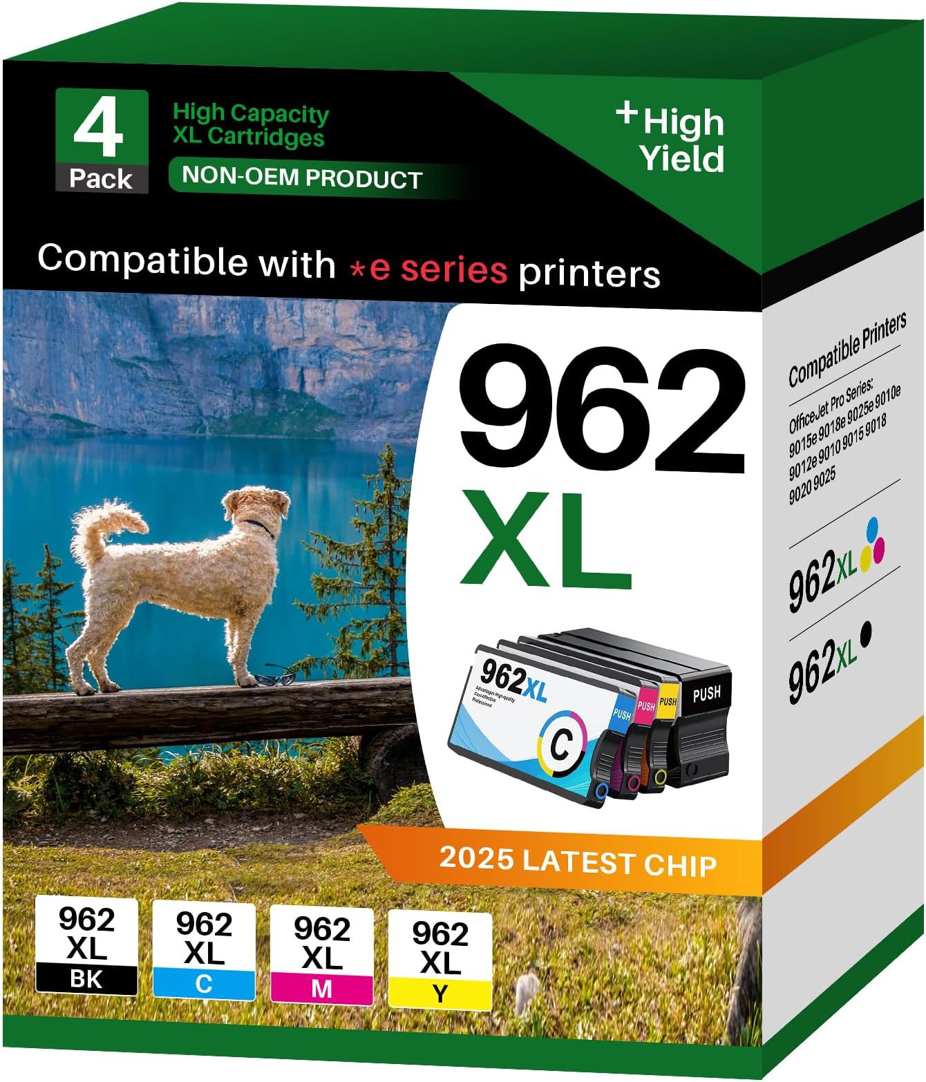 Amazon.com: 962XL 962 Remanufactured Ink Cartridges Replacement for ...