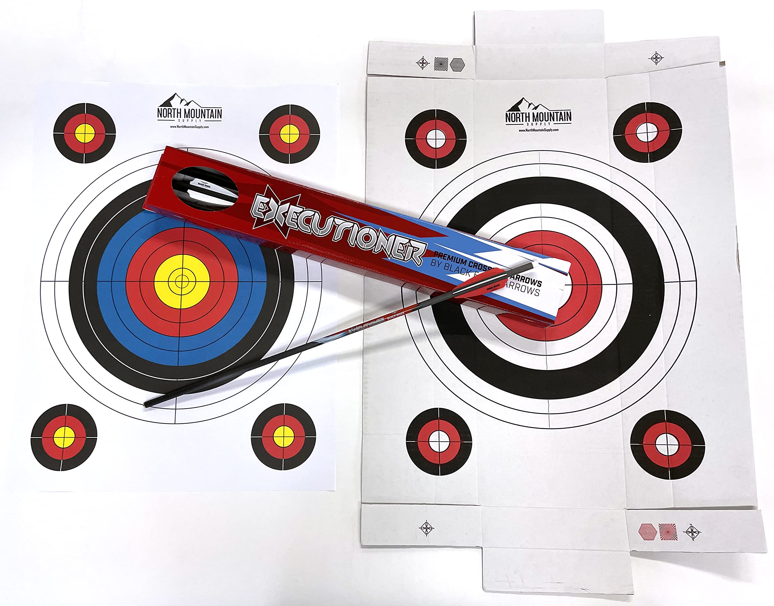 Amazon.com: Black Eagle Arrows Executioner Crossbow Fletched Bolts ...