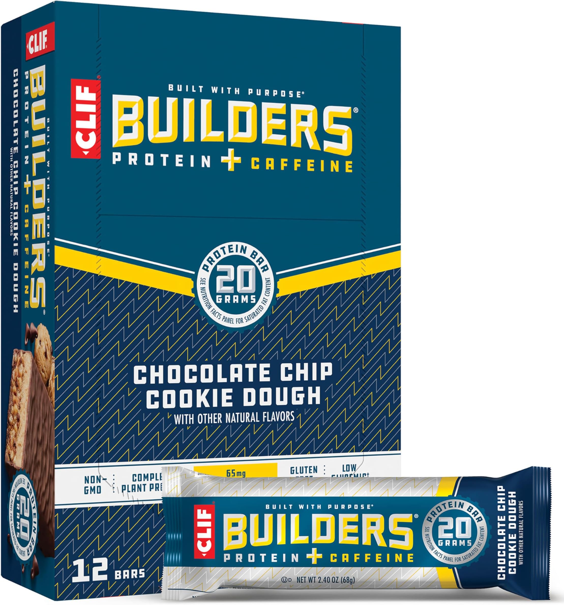 Amazon.com: Clif Bar - Builders Protein Bar Variety Pack, 20g of ...