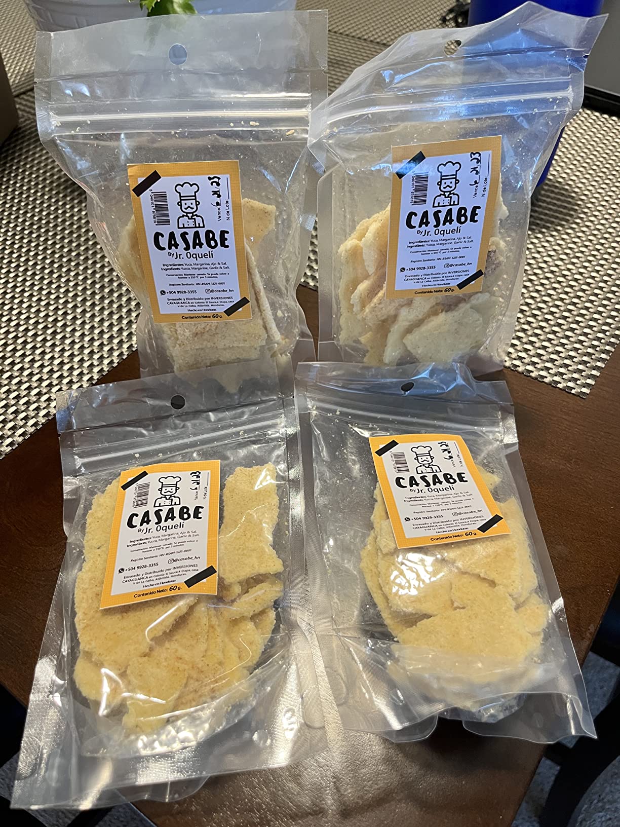 Amazon.com: CaSaBe By Jr. 0queli - 100% Casabe Hondureño/Yucca Root ...