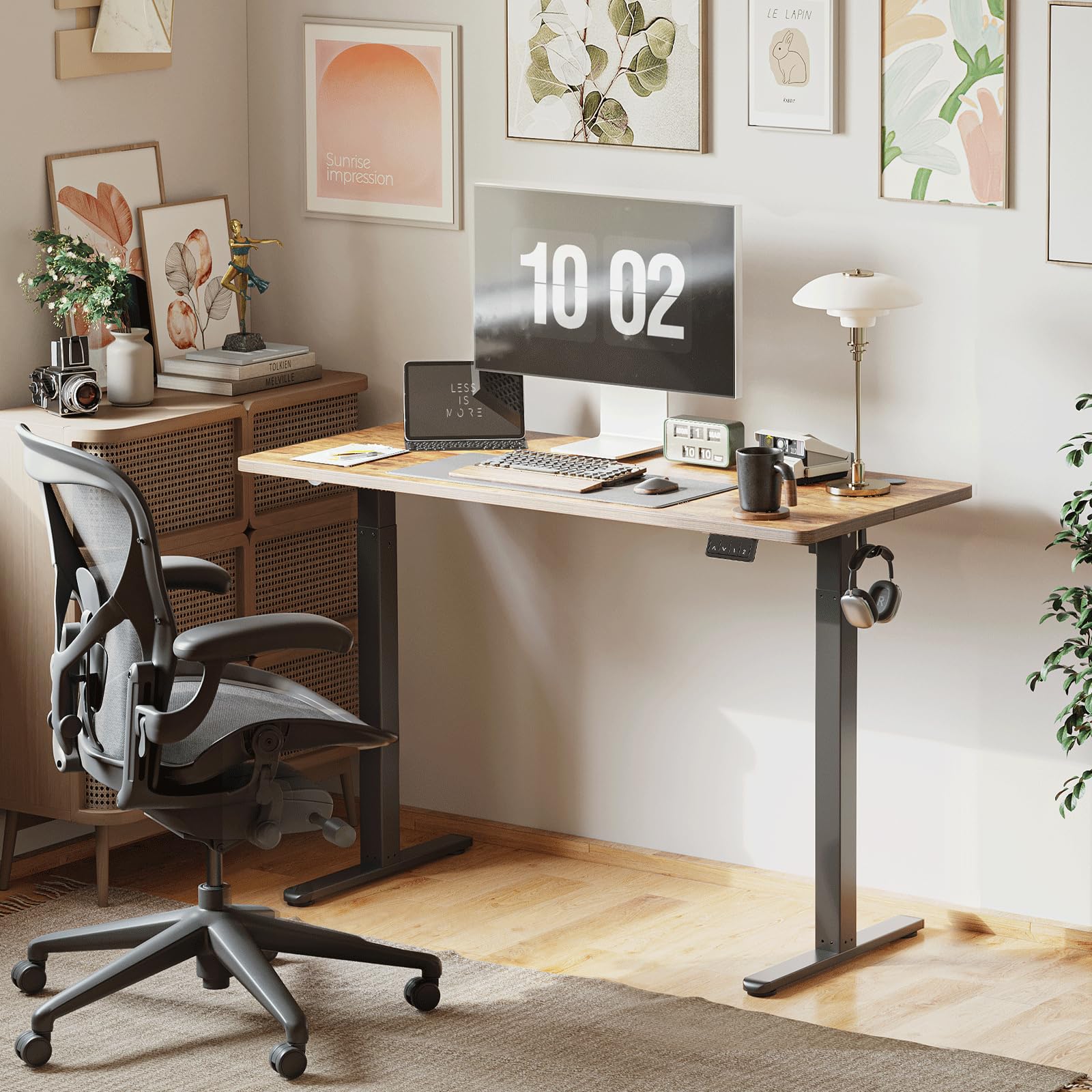 Snapklik.com : Cubiker Standing Desk, Stand Up Height Adjustable Home ...